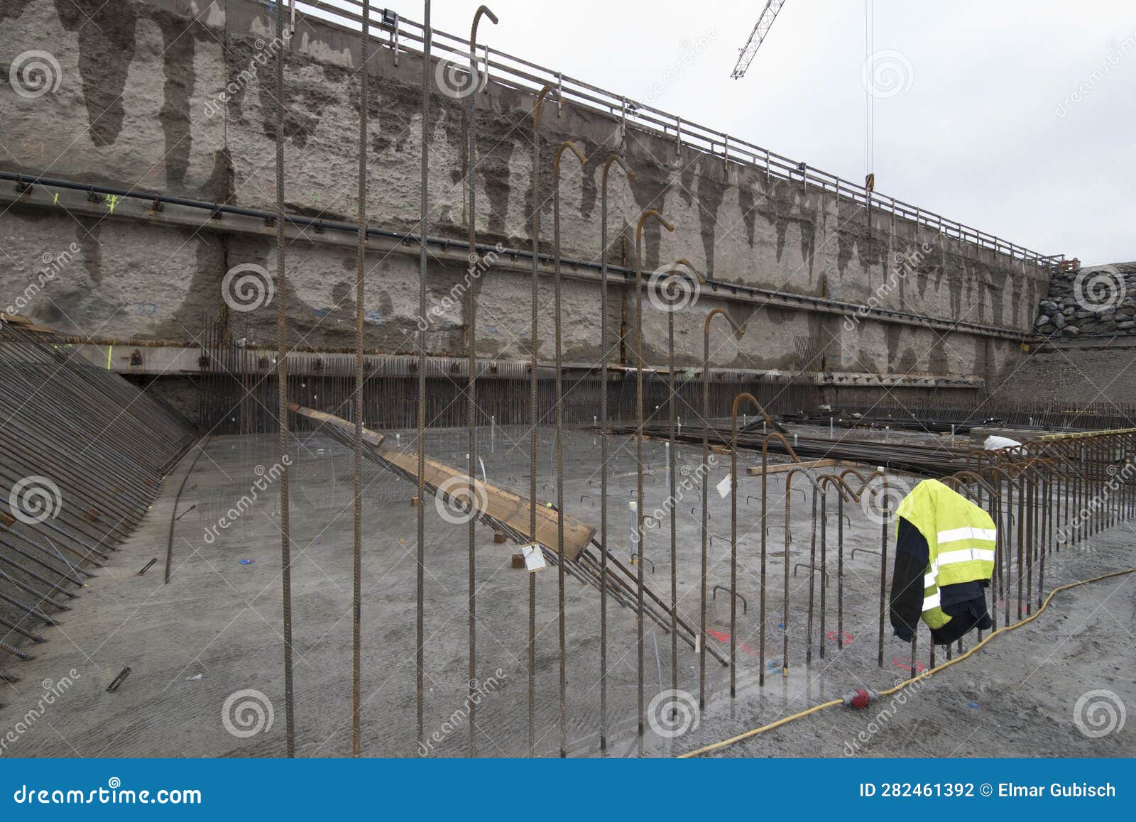 Reinforcing Steel or Construction Steel for Building Stock Photo ...