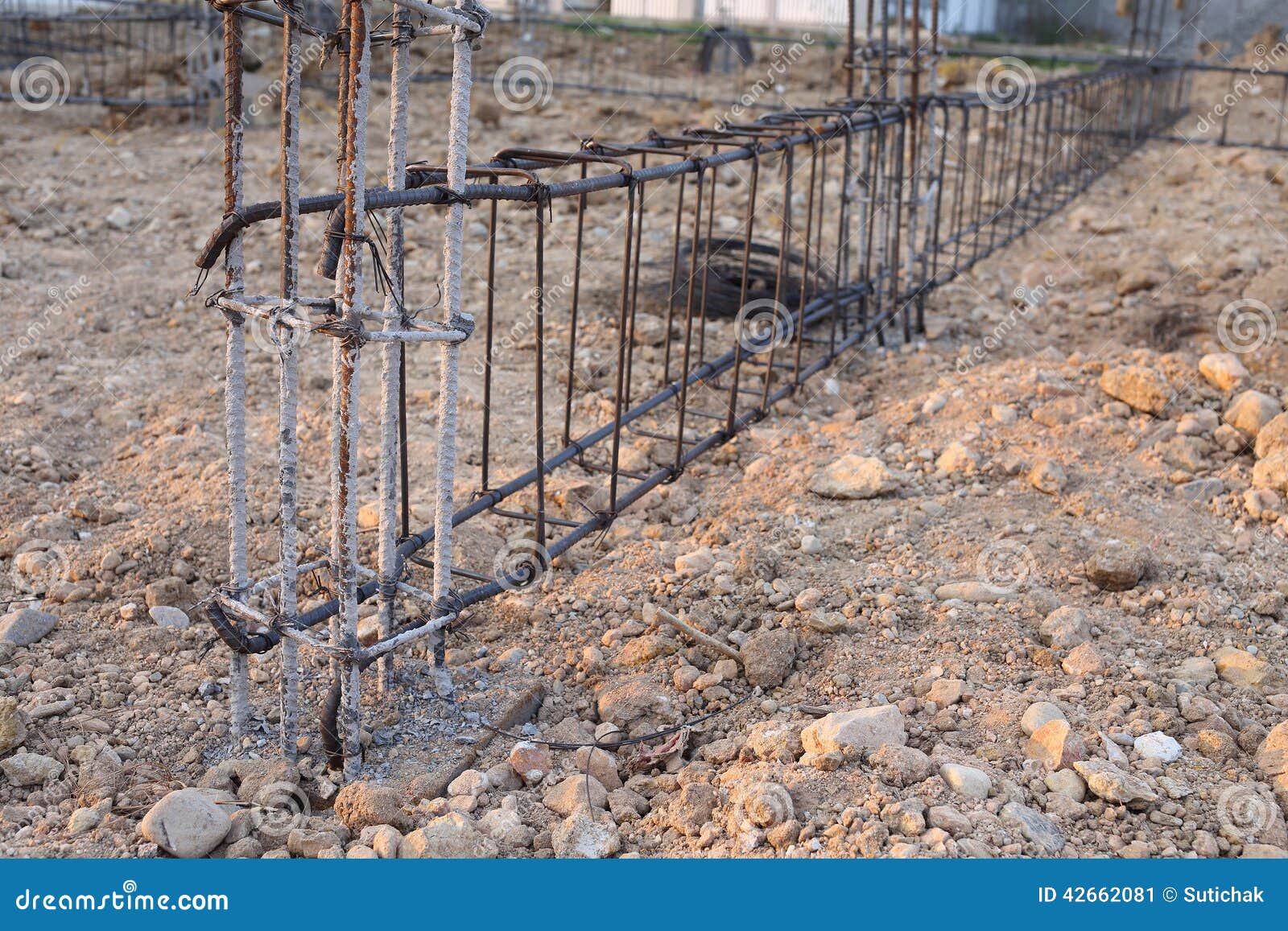 Reinforcing Steel Rods Bars Stock Image - Image of pattern, stack: 42662081