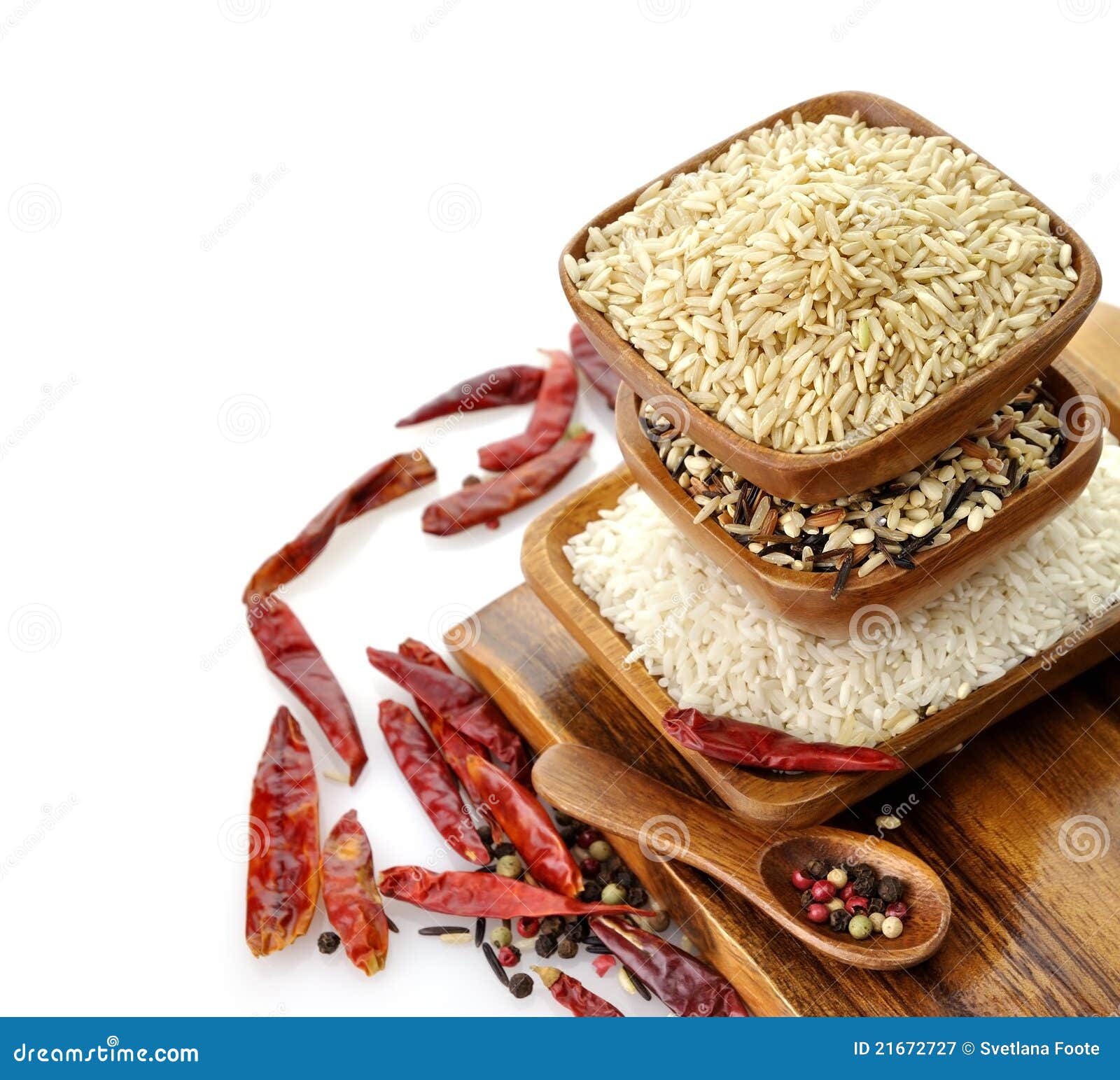 Reis stockbild. Bild von nahaufnahme, nahrung, pfefferkorn - 21672727