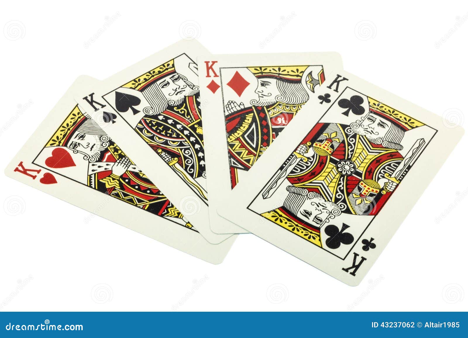 4 reis ilustração stock. Ilustração de divertimento, jogar - 43237062