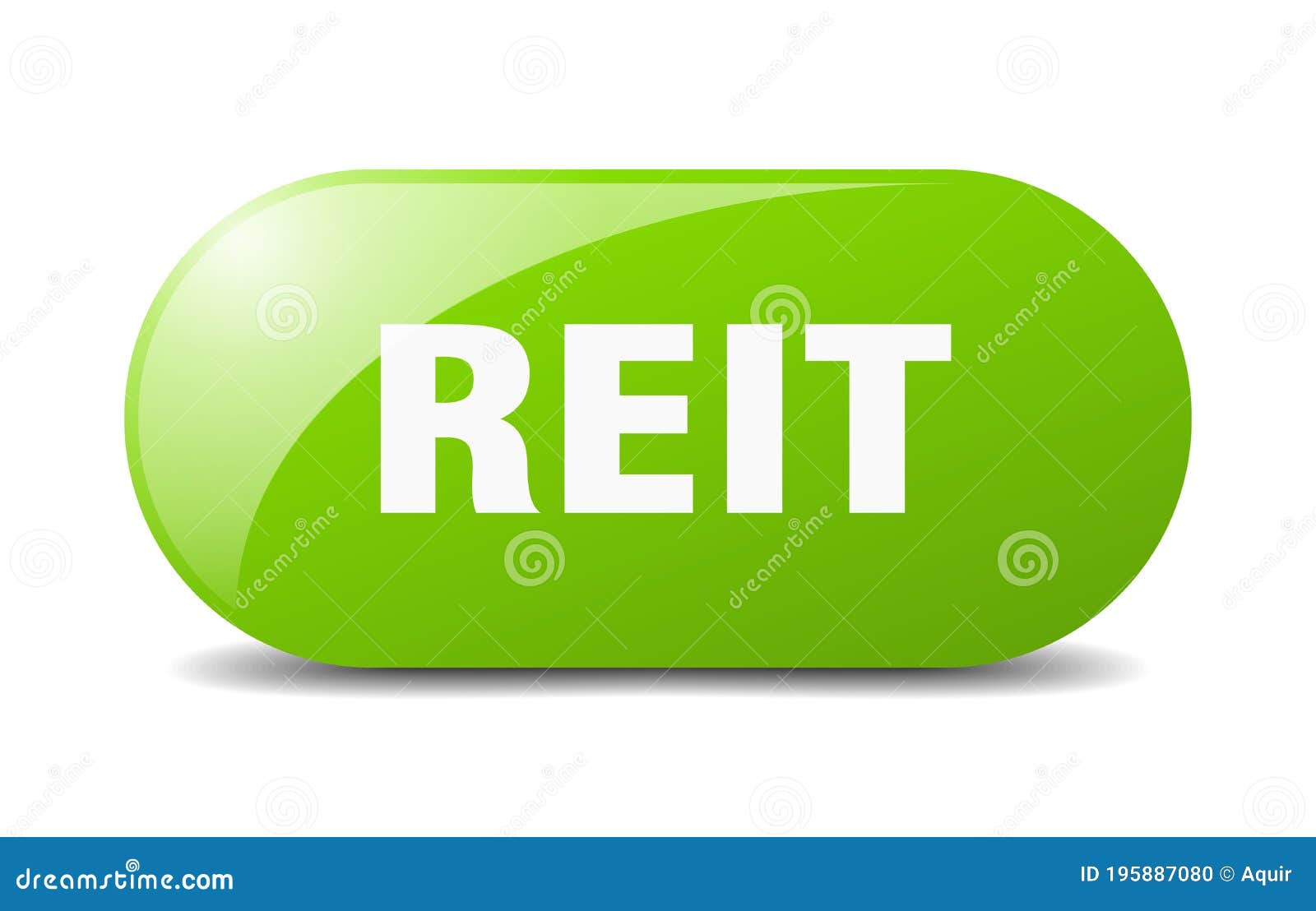 Reit Button. Reit Sign. Key. Push Button Stock Vector - Illustration of ...