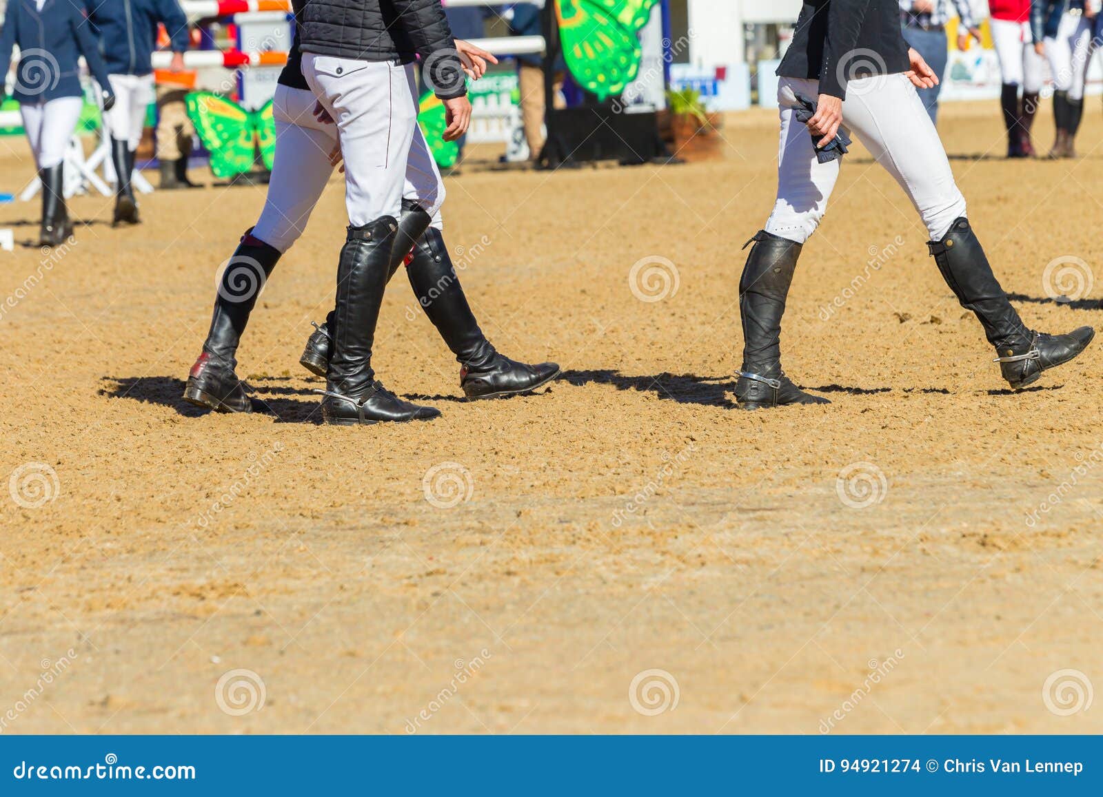 Reiter-Stiefel, Die Arena Schreiten Stockfoto - Bild von frauen, pole ...