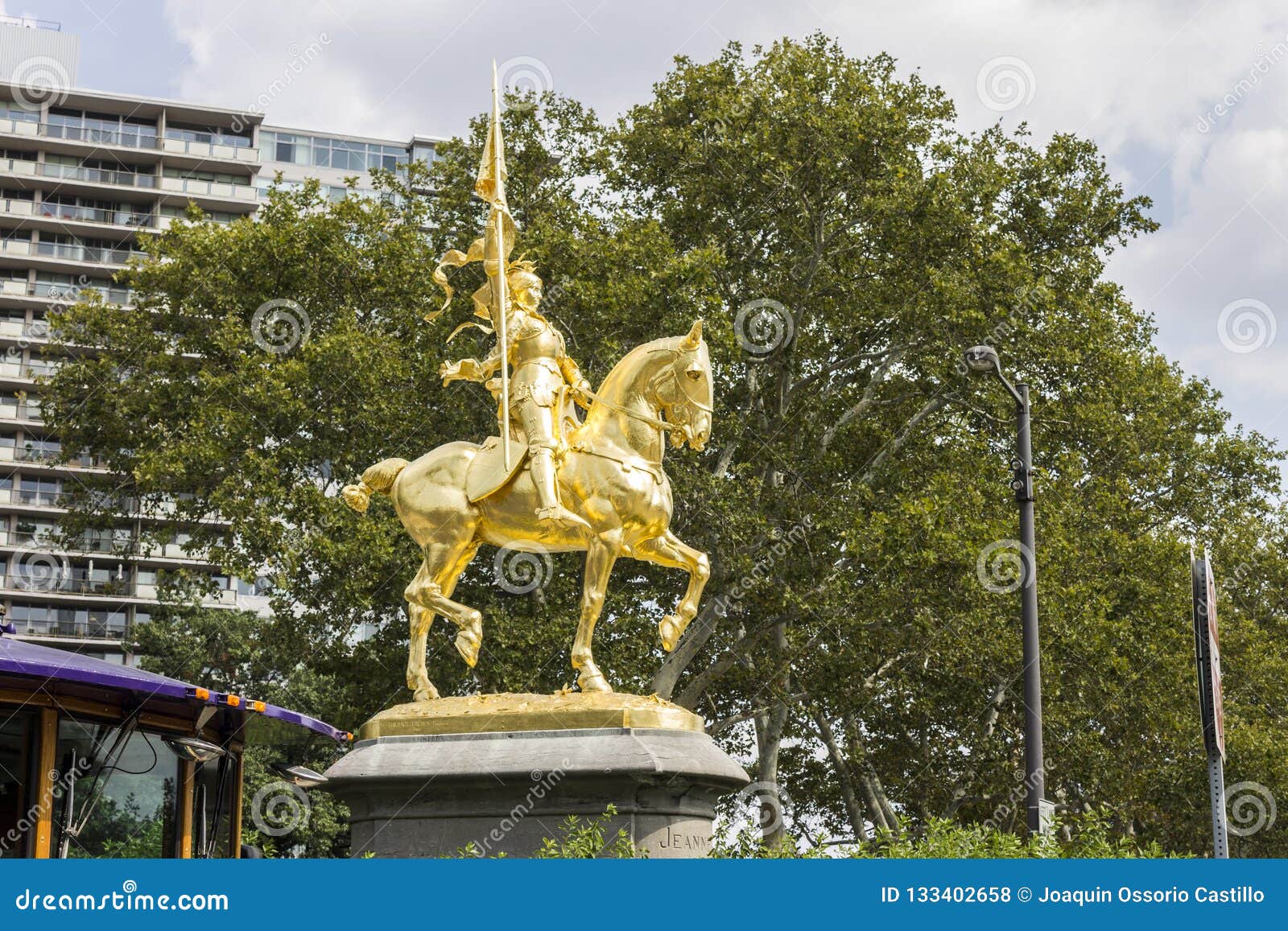 Reiterstatue Von Jeanne D'Arc, Philadelphia Redaktionelles Stockfoto ...