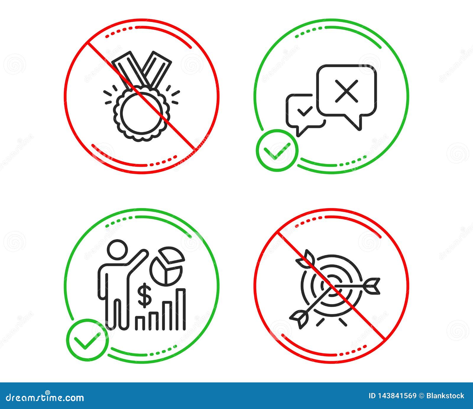 Honor, Chart And Waiting Icons. Couple, Mouse Cursor And Shop Signs ...