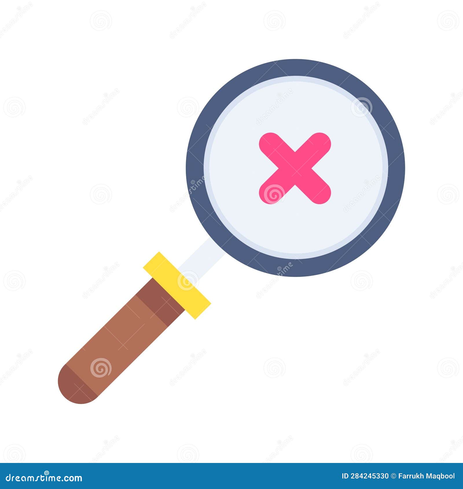 Reject Icon Image. stock vector. Illustration of line - 284245330