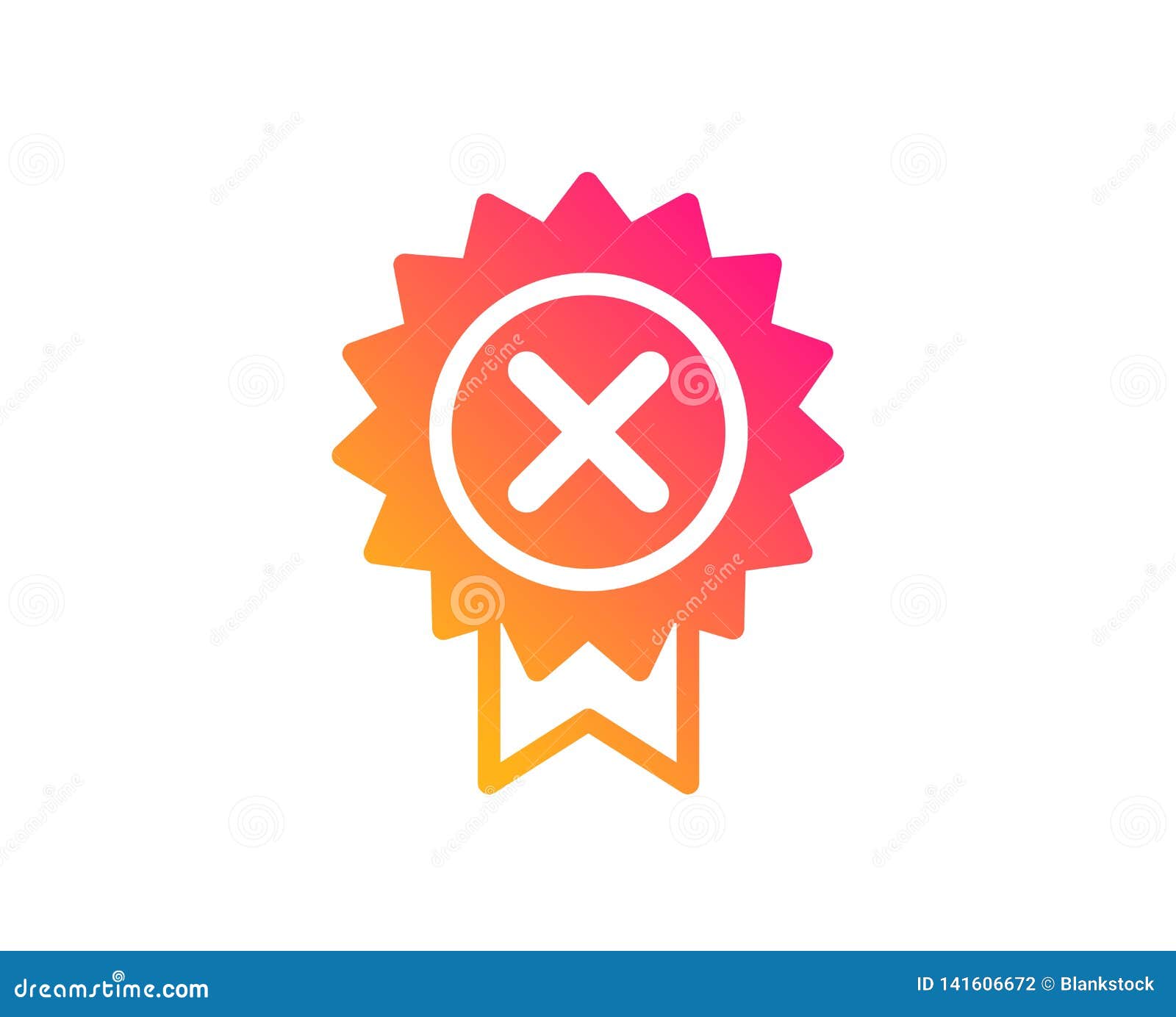 Reject Medal, Chemical Formula And Lingerie Line Icons For Website ...