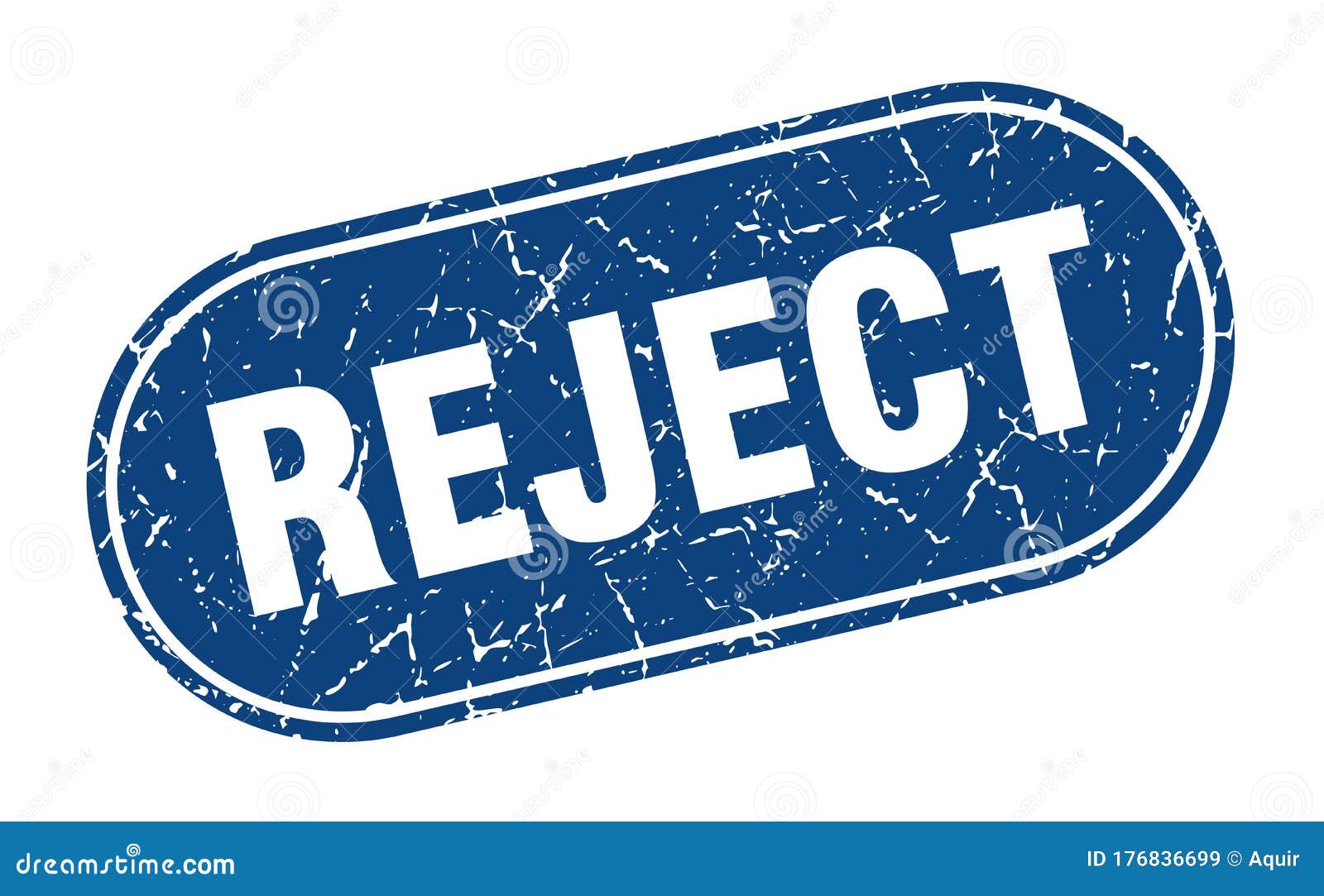 Reject Sign. Reject Grunge Stamp Stock Vector - Illustration of reject ...