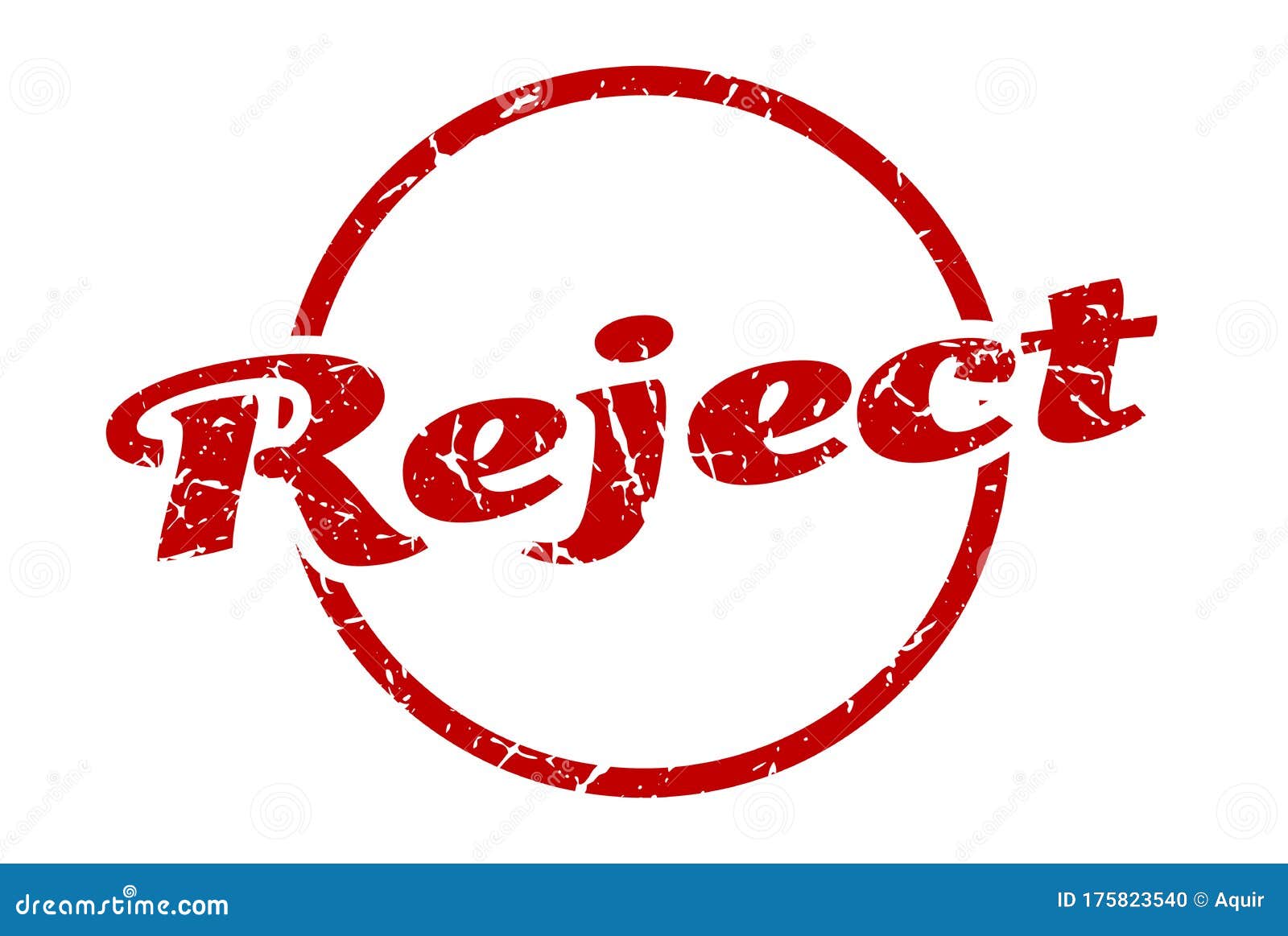 Reject Sign. Reject Round Vintage Stamp Stock Vector - Illustration of ...