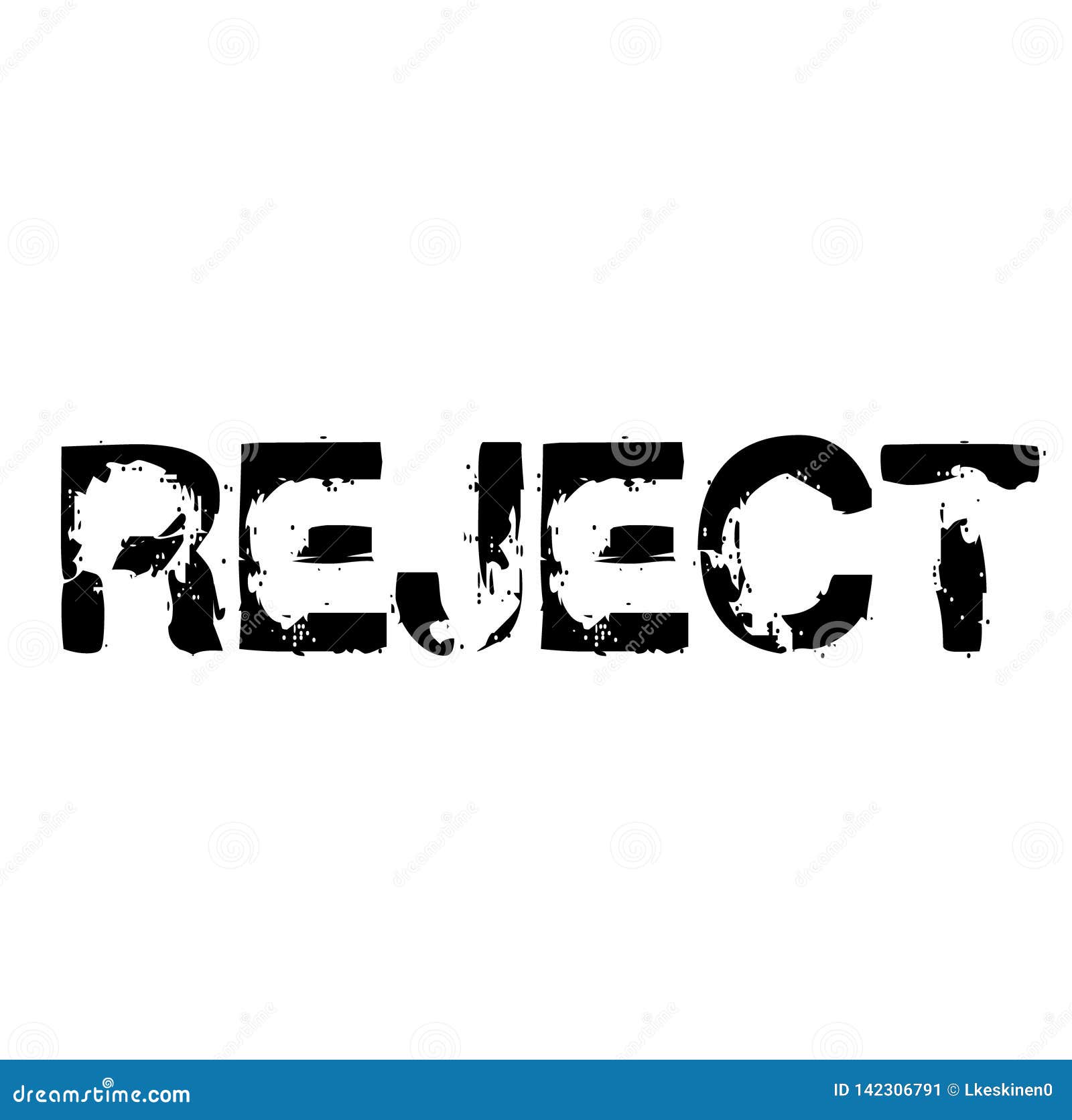 Reject stamp illustration stock vector. Illustration of canceled ...