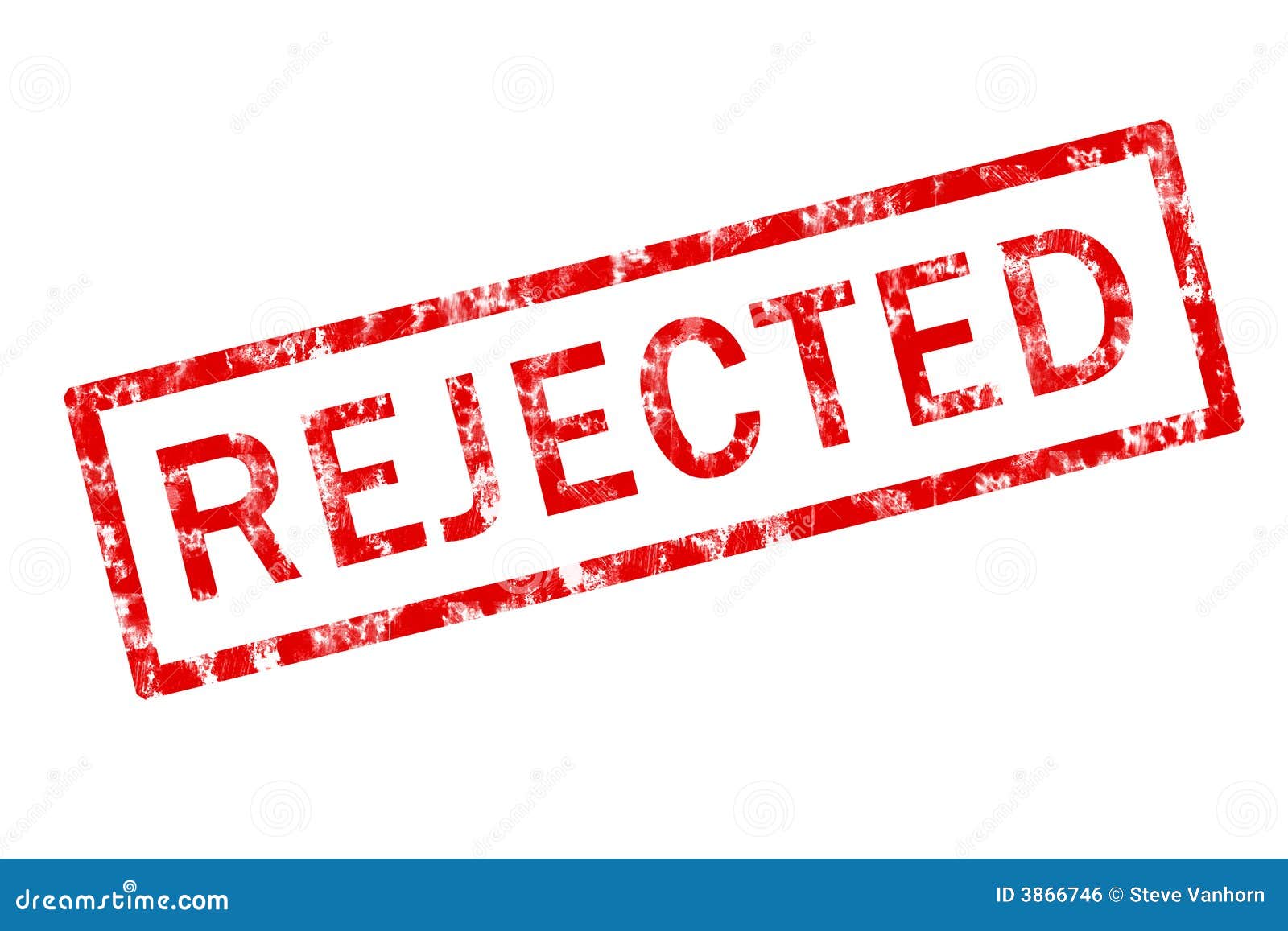 Rejected stock illustration. Illustration of reject, refuse - 3866746