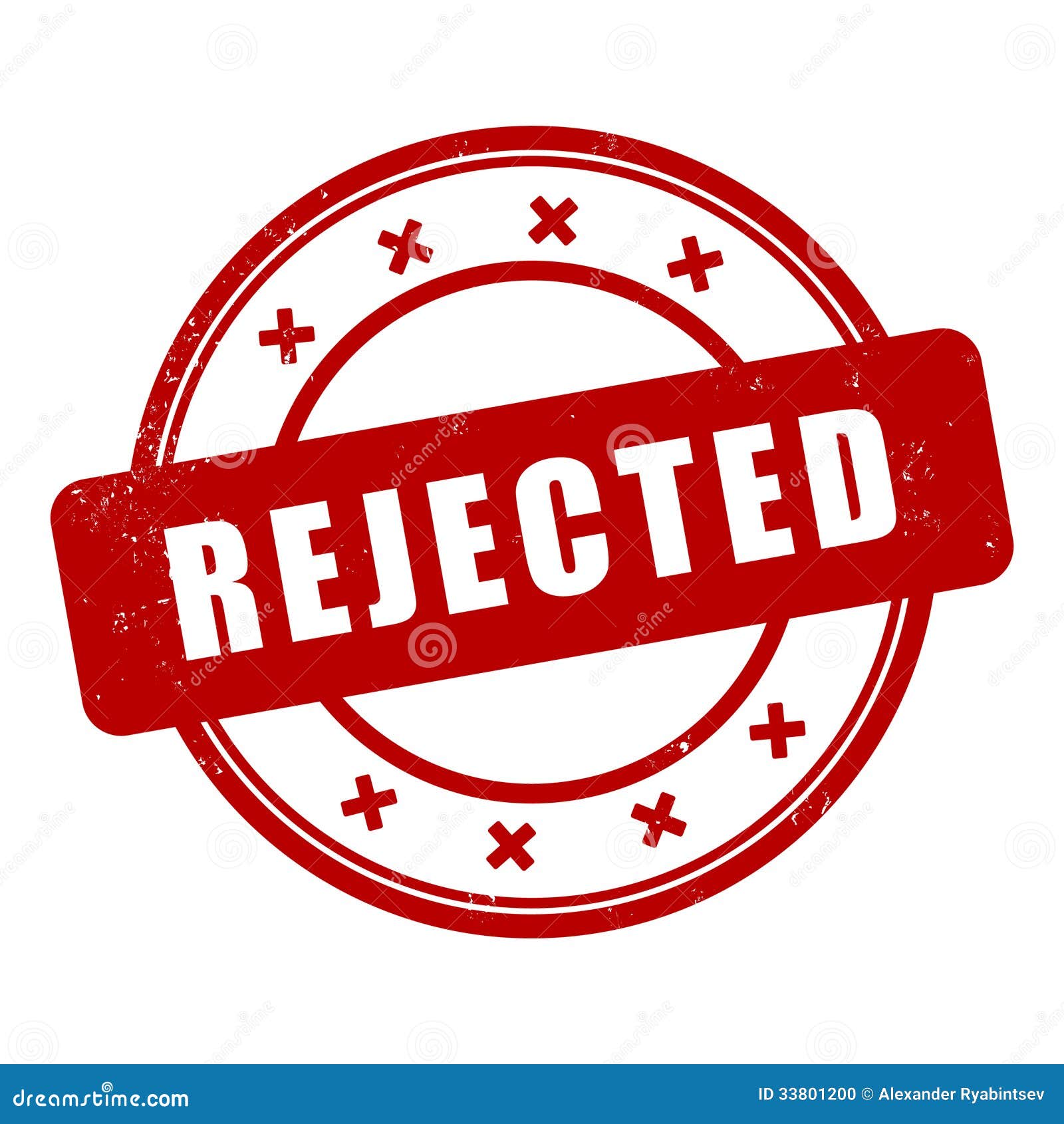 Rejected Grunge Rubber Stamp Cartoon Vector | CartoonDealer.com #8857339