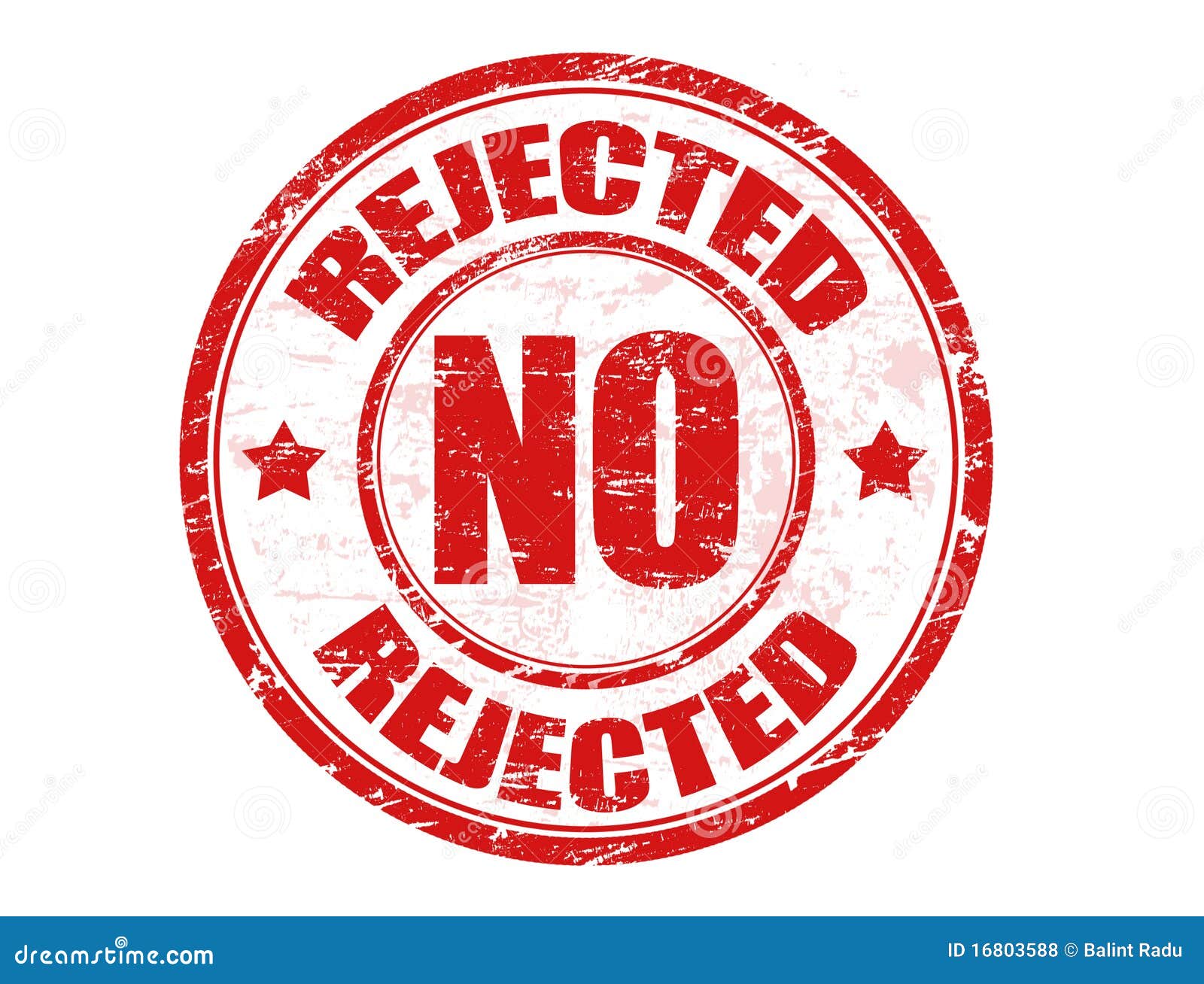 Rejected stamp stock vector. Illustration of regulations - 16803588