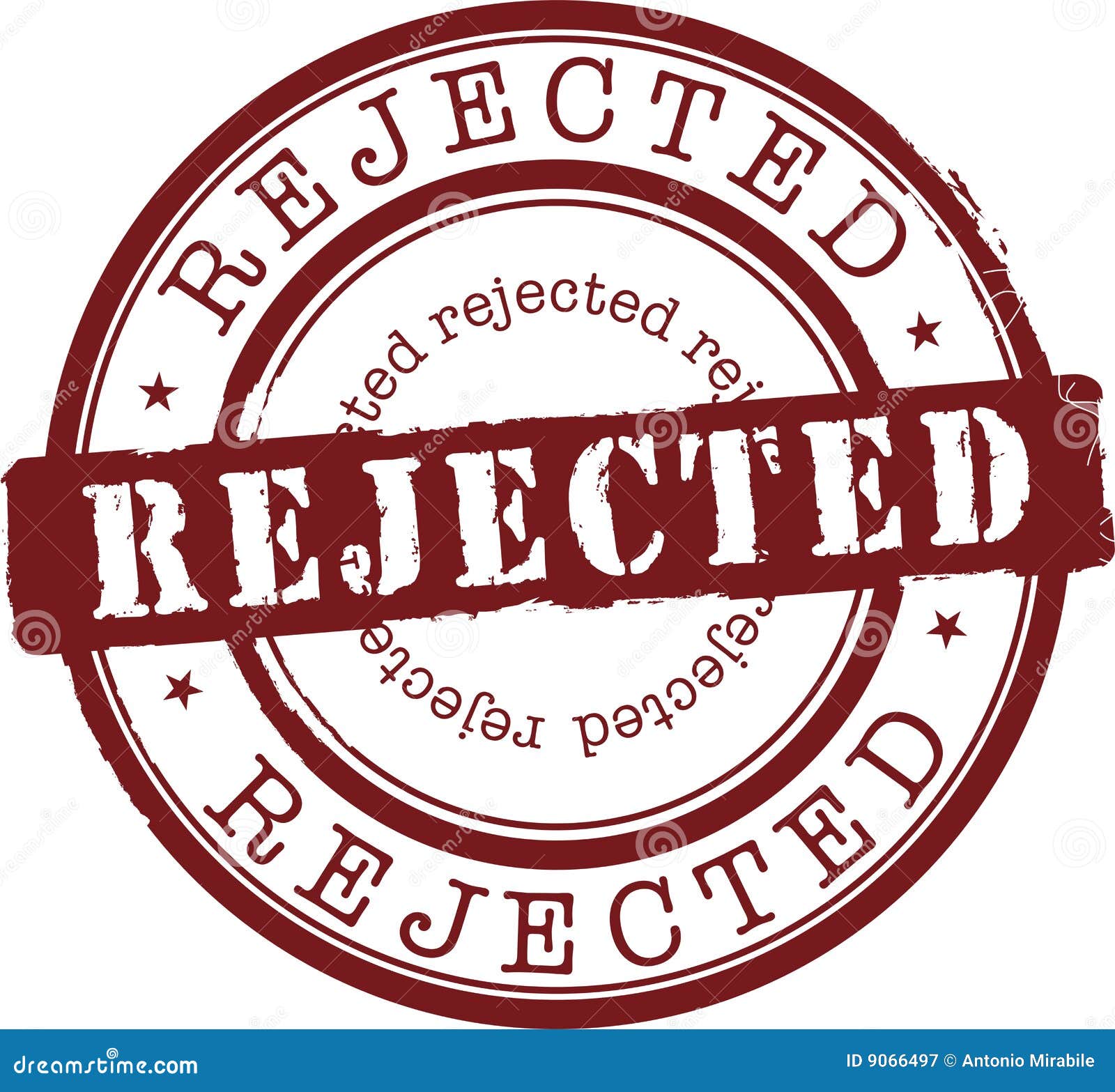 Rejected Stamp Royalty Free Stock Photography - Image: 9066497