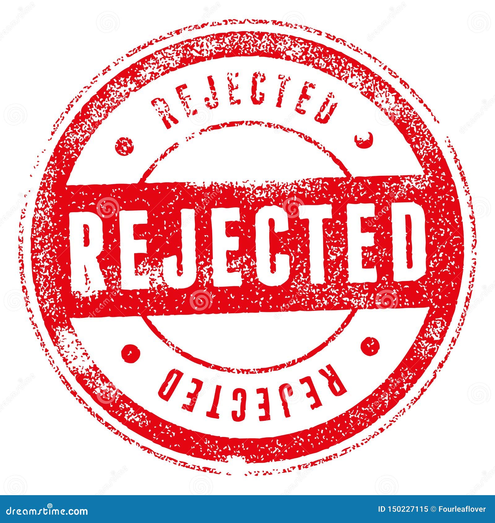 Rejected Vector Grunge Stamp Stock Vector - Illustration of approved ...