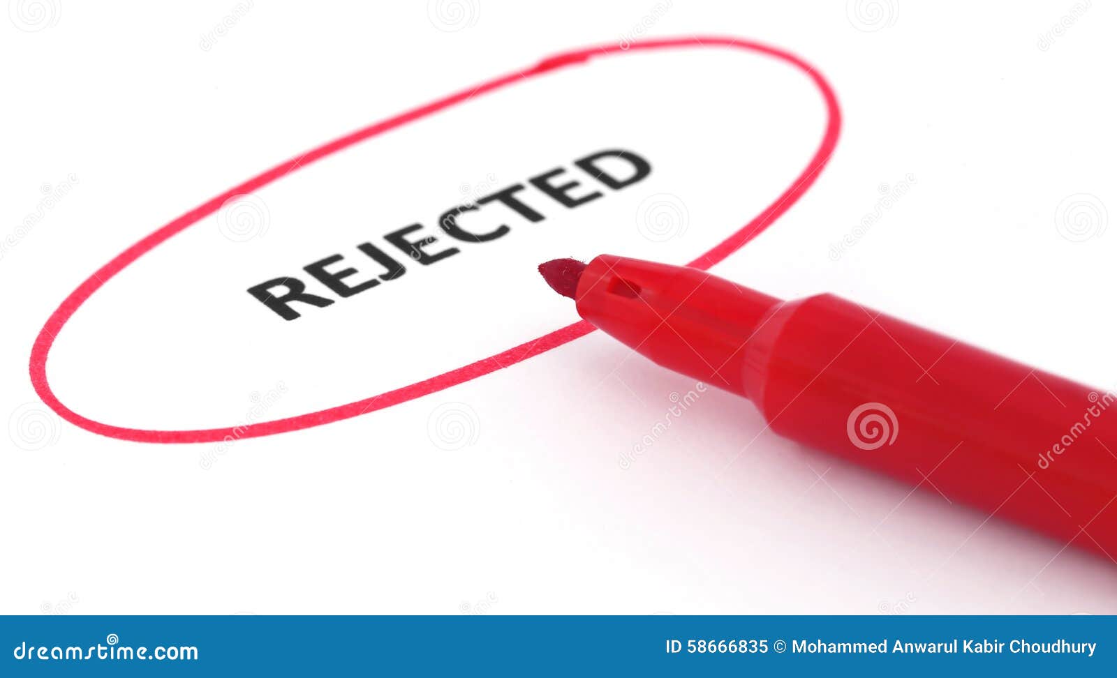 Rejected Written in a Paper Stock Image - Image of design, icon: 58666835