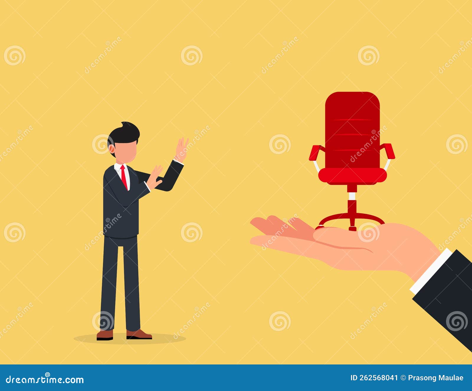 Rejection or Refusal Concept. Stock Vector - Illustration of warning ...