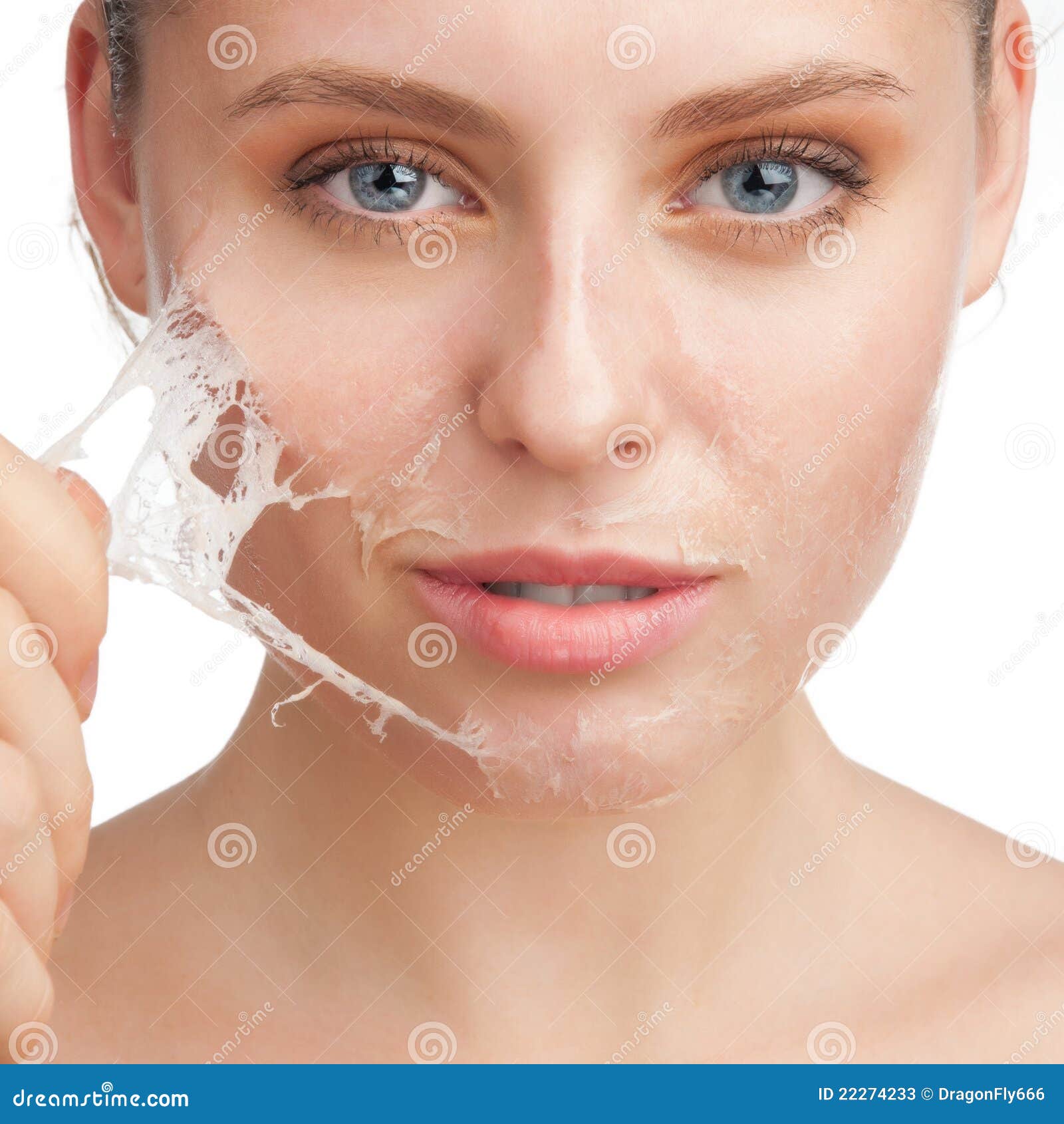 Rejuvenation of skin stock image. Image of damaged, cosmetics - 22274233