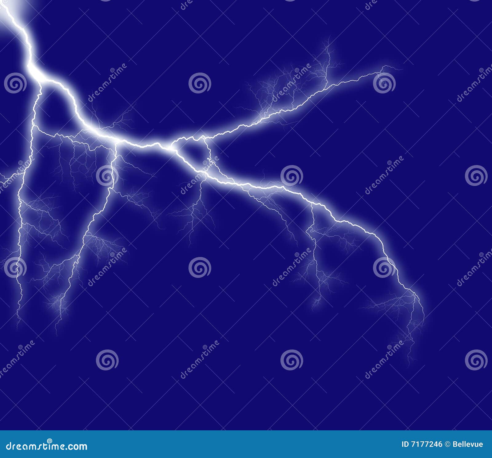 Relámpago brillante azul stock de ilustración. Ilustración de eléctrico ...