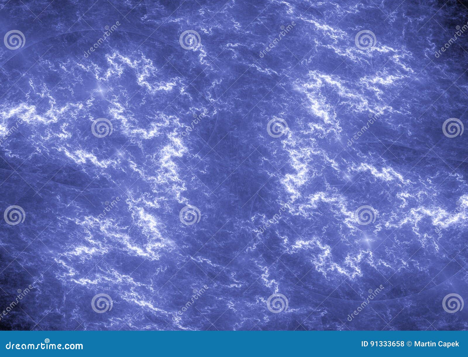 Relámpago eléctrico azul stock de ilustración. Ilustración de brillo ...