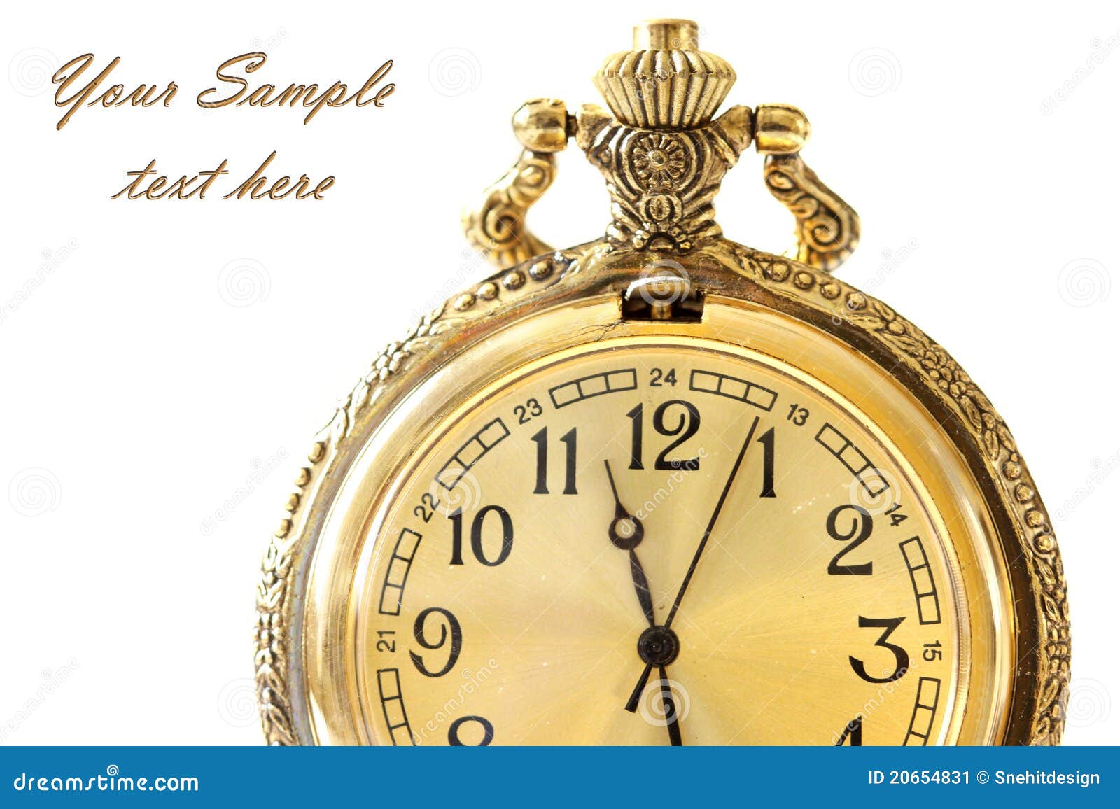 Relógio antigo imagem de stock. Imagem de velho, metal - 20654831