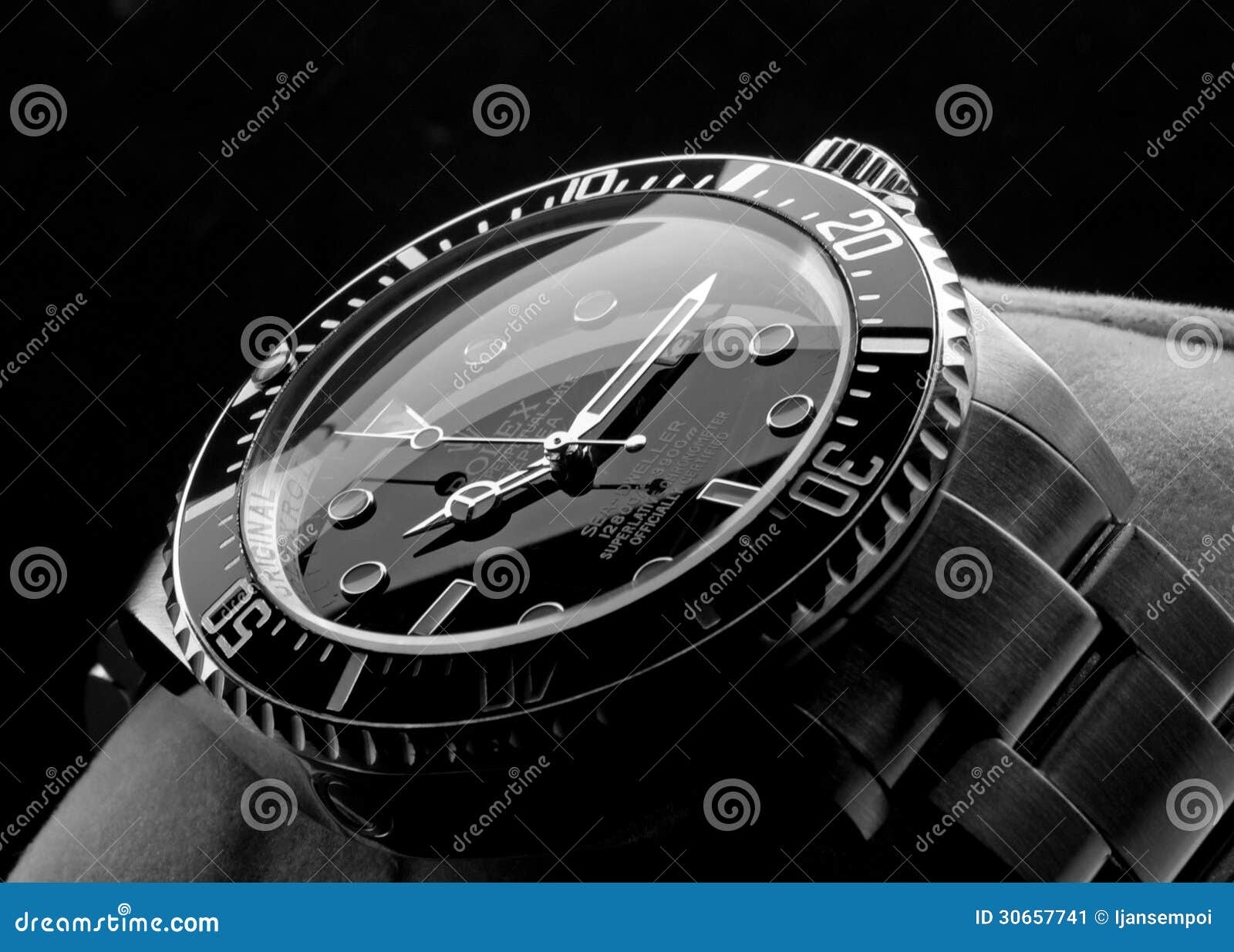 Relógio de pulso de ROLEX foto editorial. Imagem de fama - 30657741