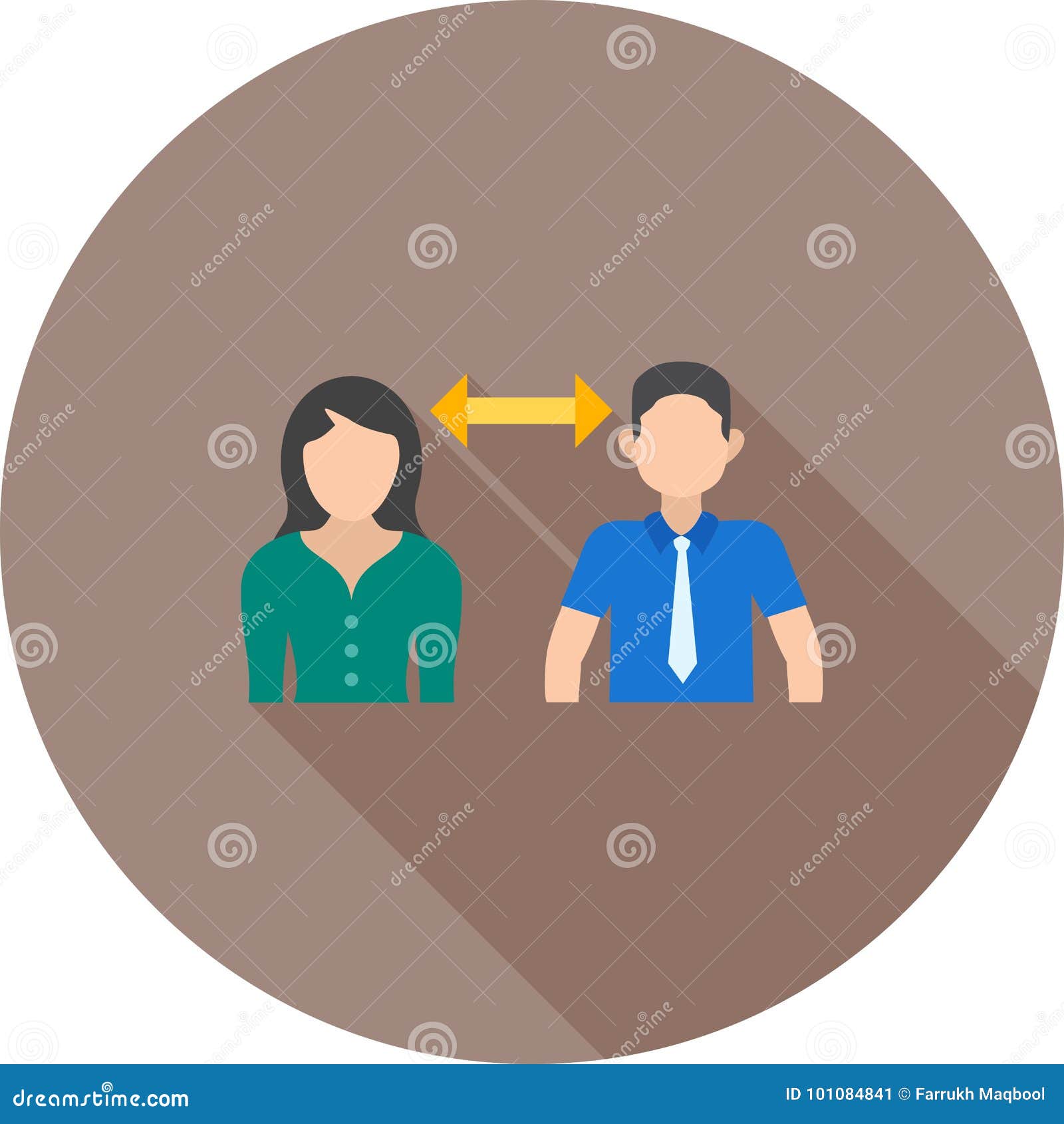 Relaciones interpersonales ilustración del vector. Ilustración de ...