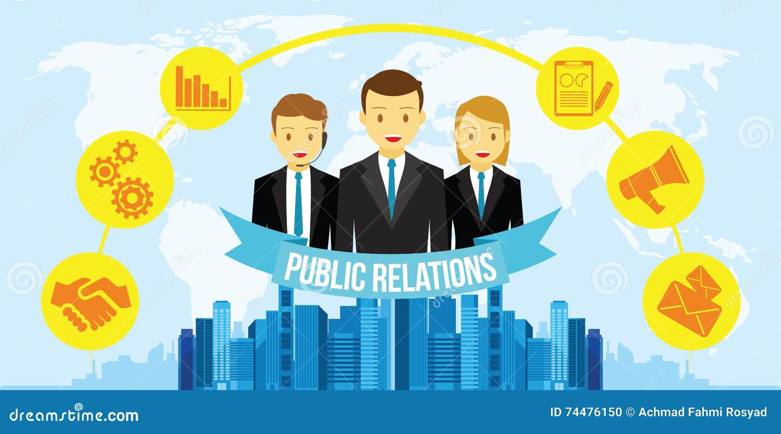 Relaciones Públicas De Las RRPP Ilustración del Vector - Ilustración de ...