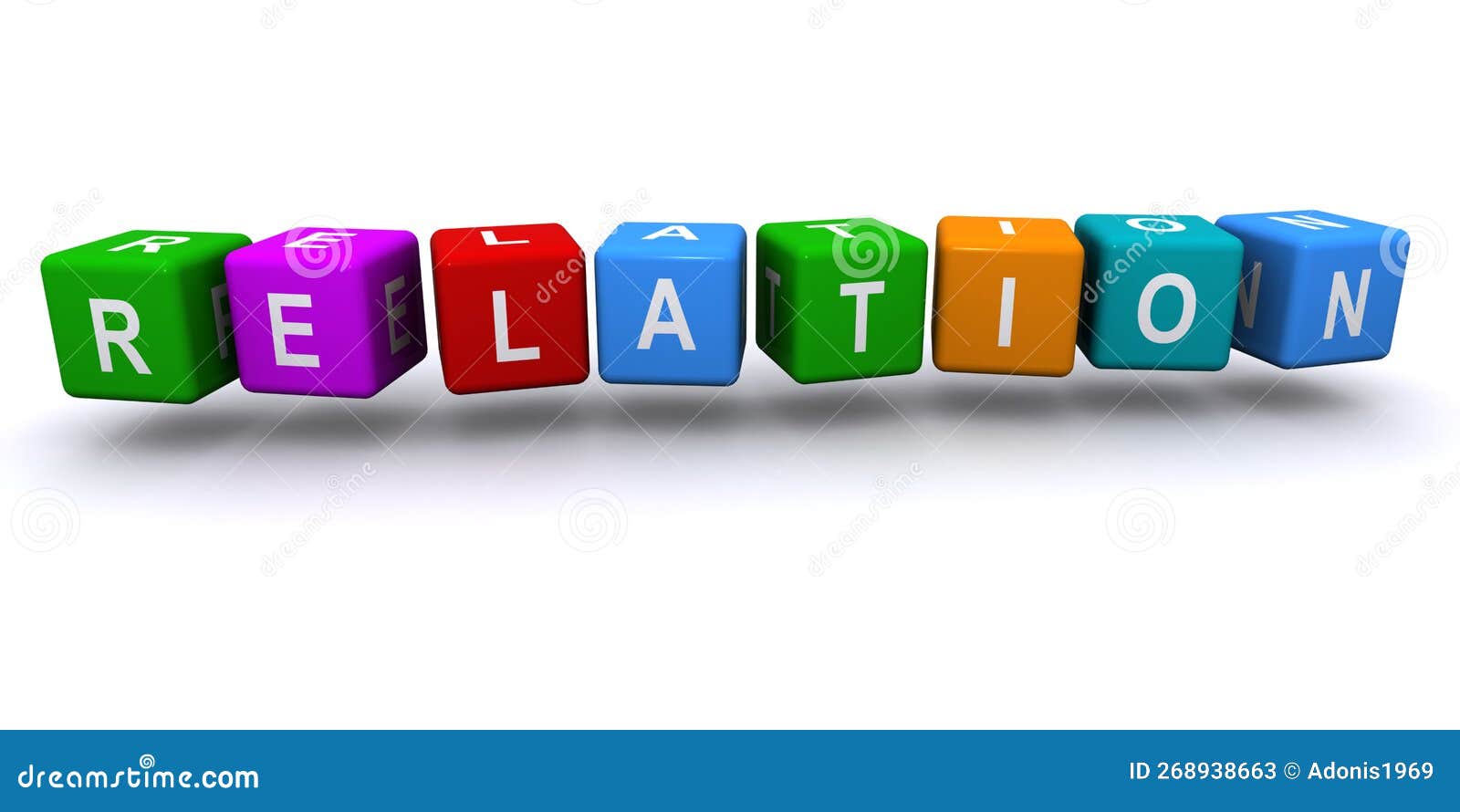 Relation Word On White Royalty-Free Stock Photography | CartoonDealer ...