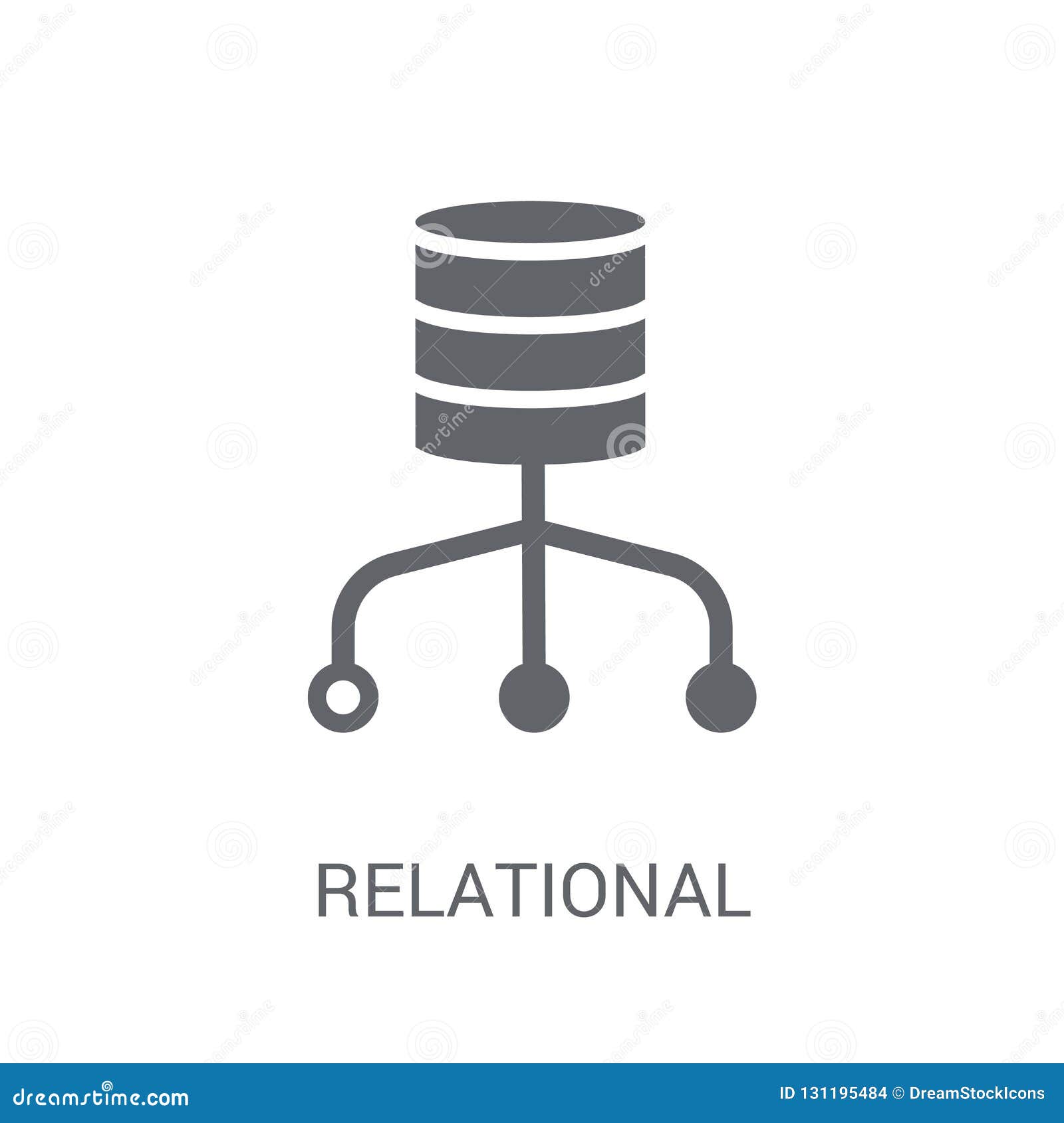 Relational Database Management System Icon In Different Style Vector ... Relational Database Management System Icon In Different Style Vector ...