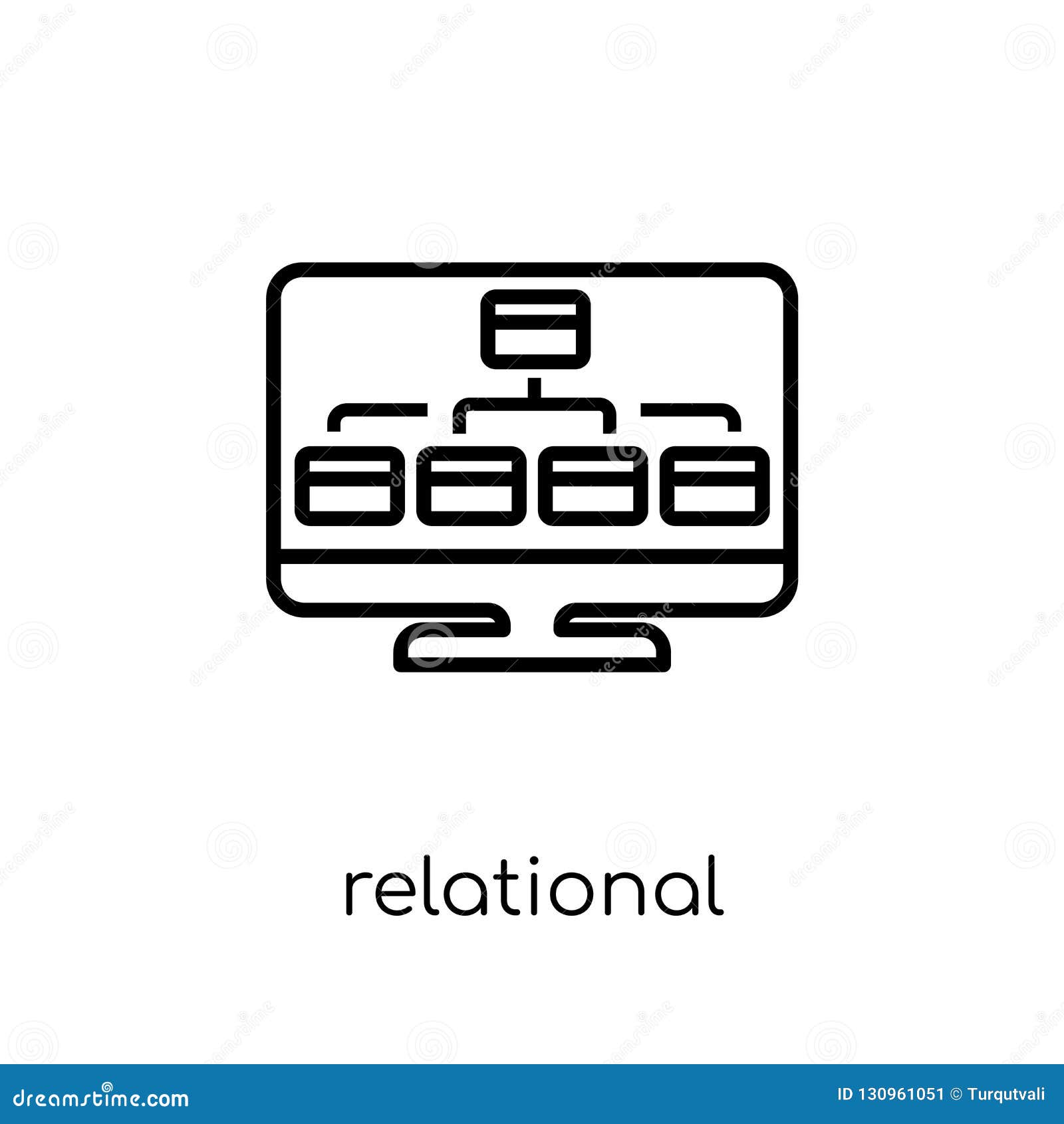 Relational Database Management System Icon. Trendy Modern Flat L Stock ... Relational Database Management System Icon. Trendy Modern Flat L Stock ...