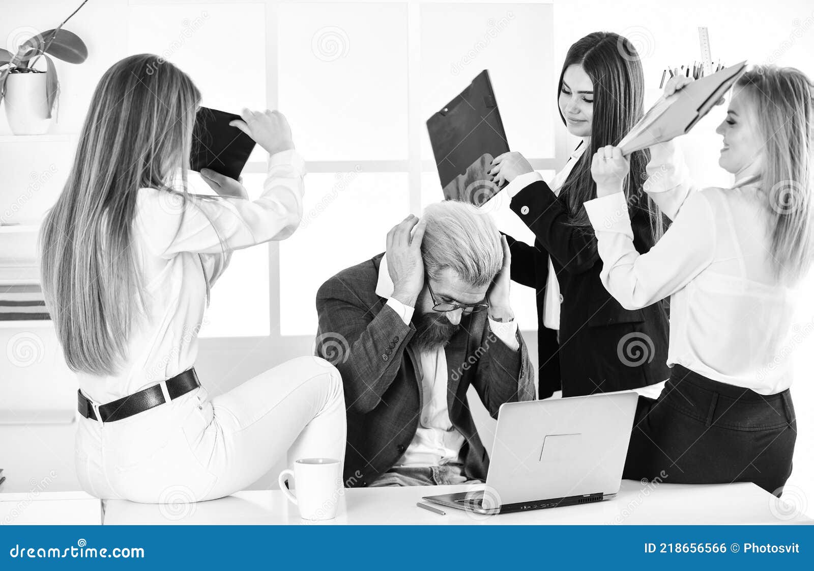 Relations In Female Team Psychological Pressure Flirting Secretary