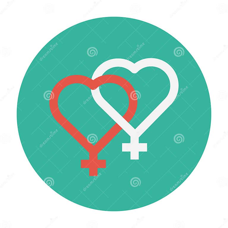 Relationship Color Flat Icon Stock Illustration - Illustration of ...