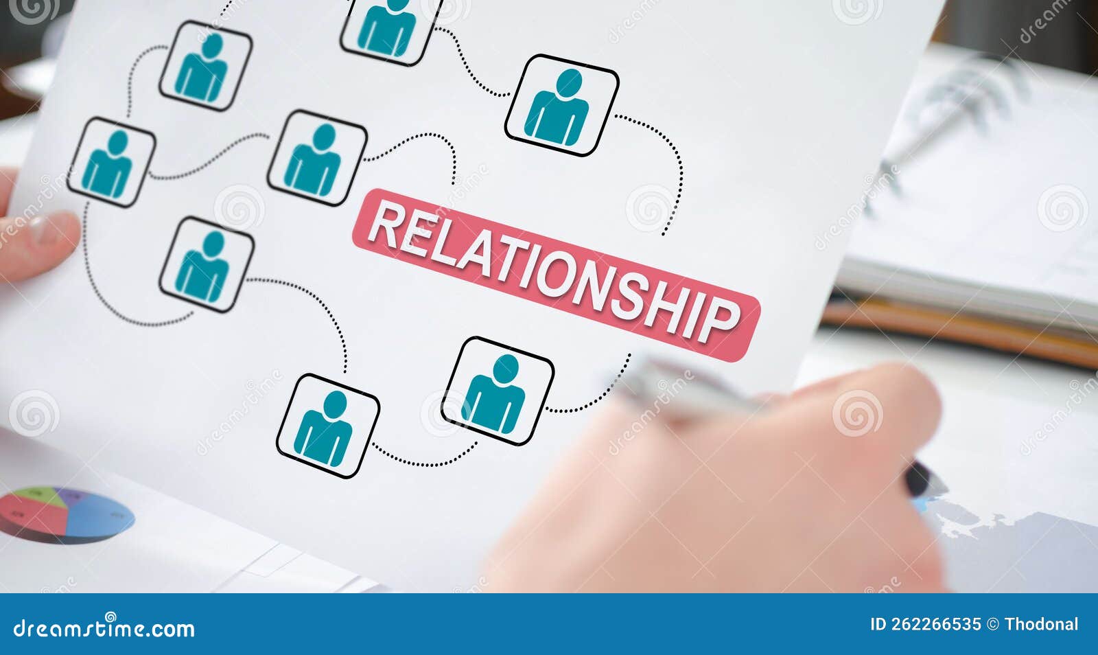 Relationship Concept on a Paper Stock Image - Image of concept ...