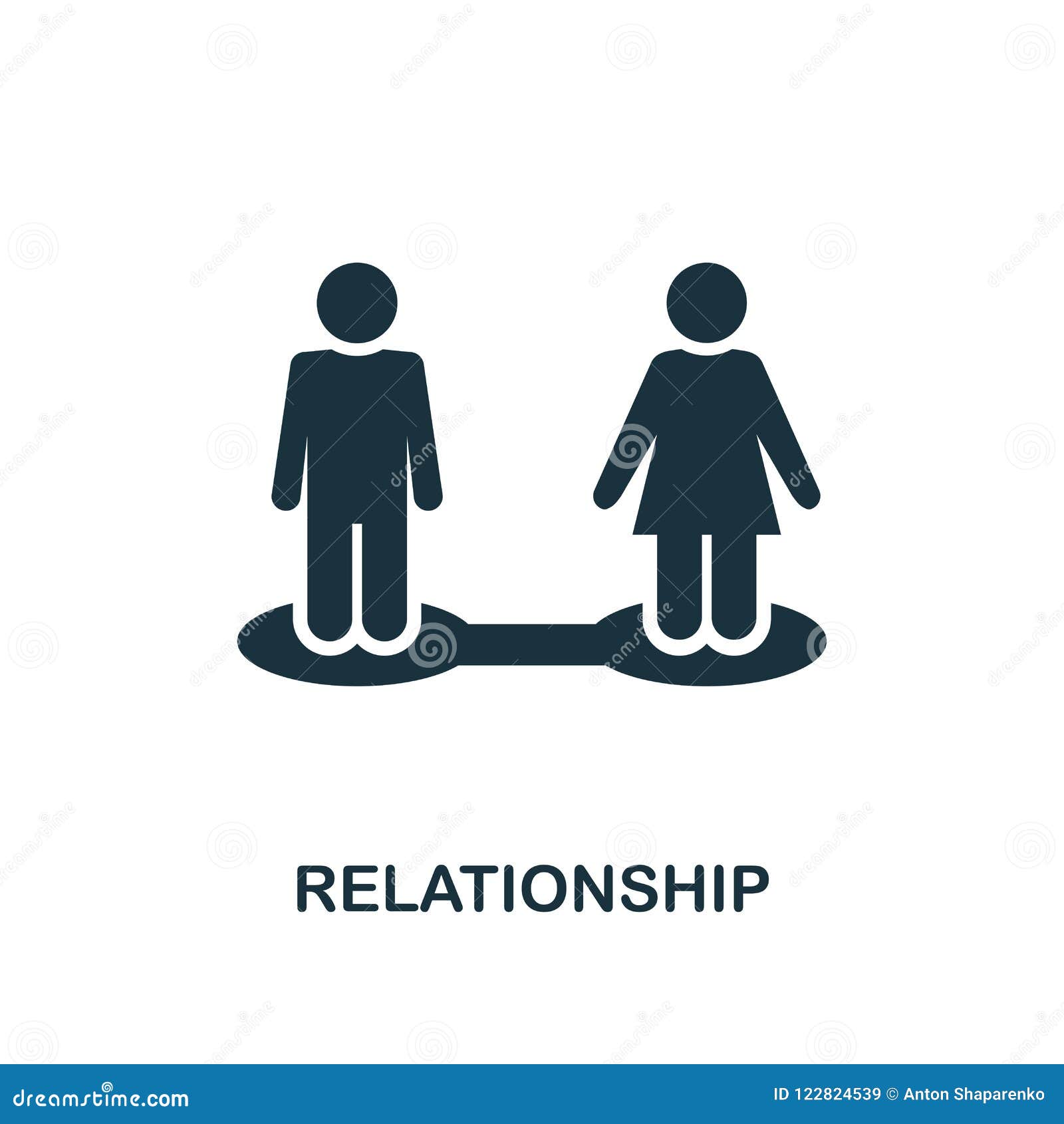 Relationship Creative Icon. Simple Element Illustration. Relationship ...