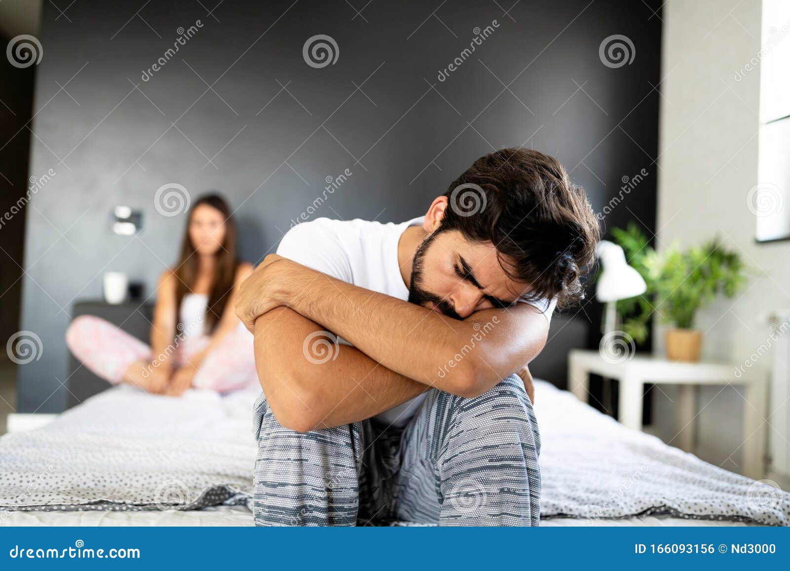 Relationship Difficulties. Young Couple Having Problems and Conflicts ...