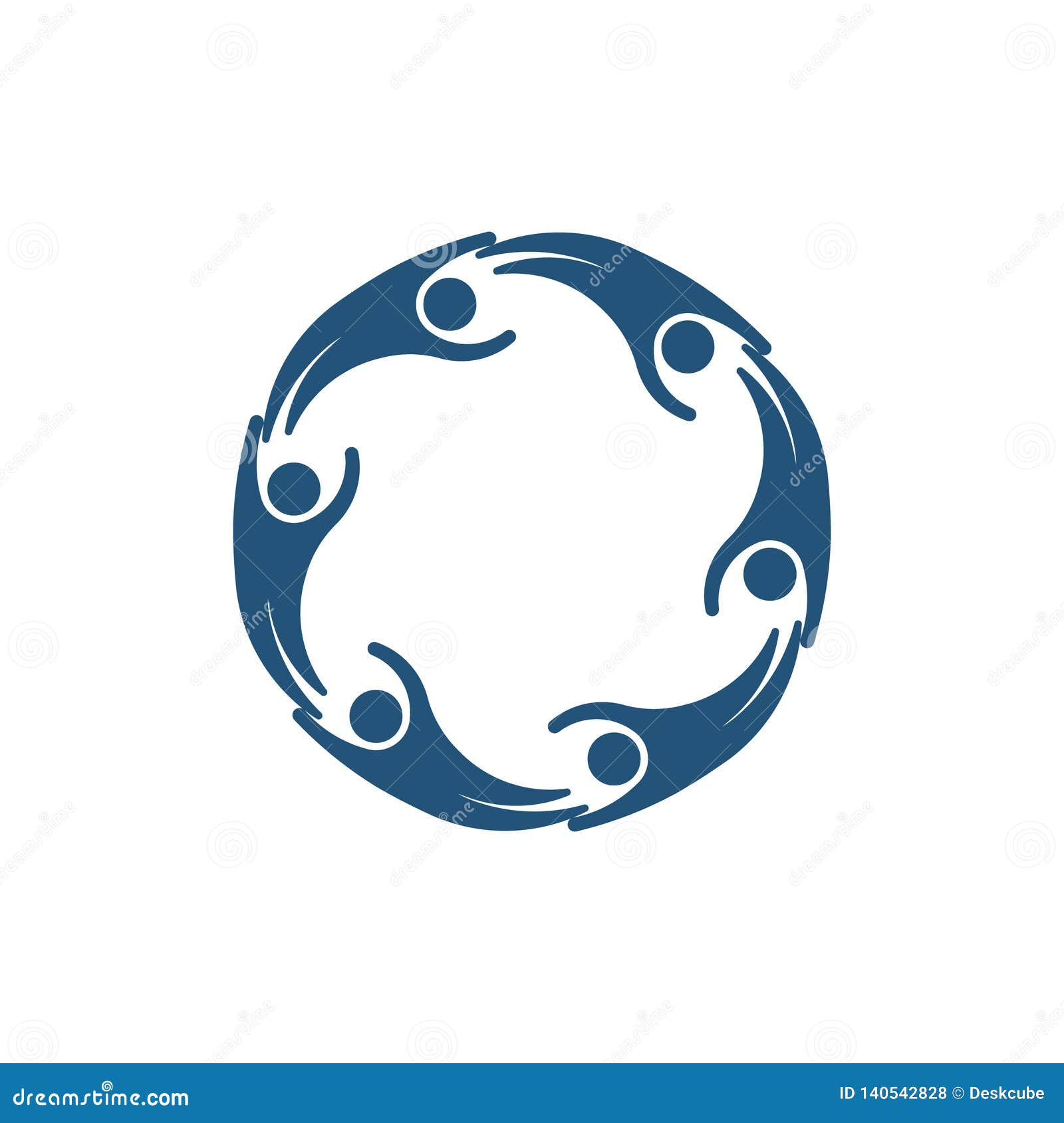 Relationship of Six People Logo - Vector Stock Vector - Illustration of ...