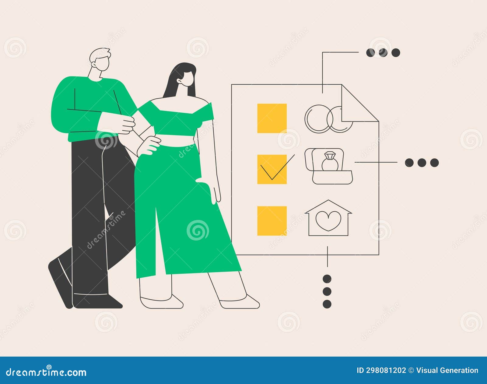 Relationship Status Icon, Linear Isolated Illustration, Thin Line ...