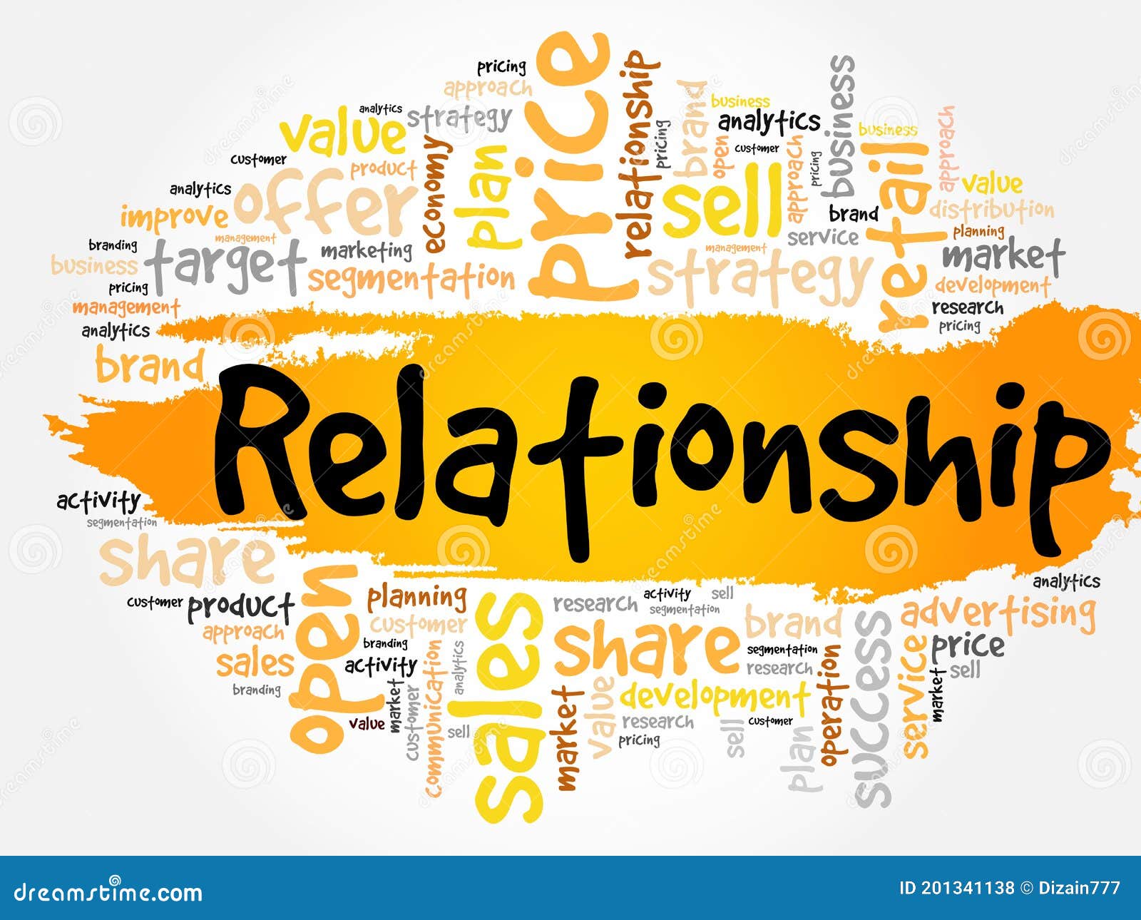 Relationship Word Cloud Collage Stock Illustration - Illustration of ...