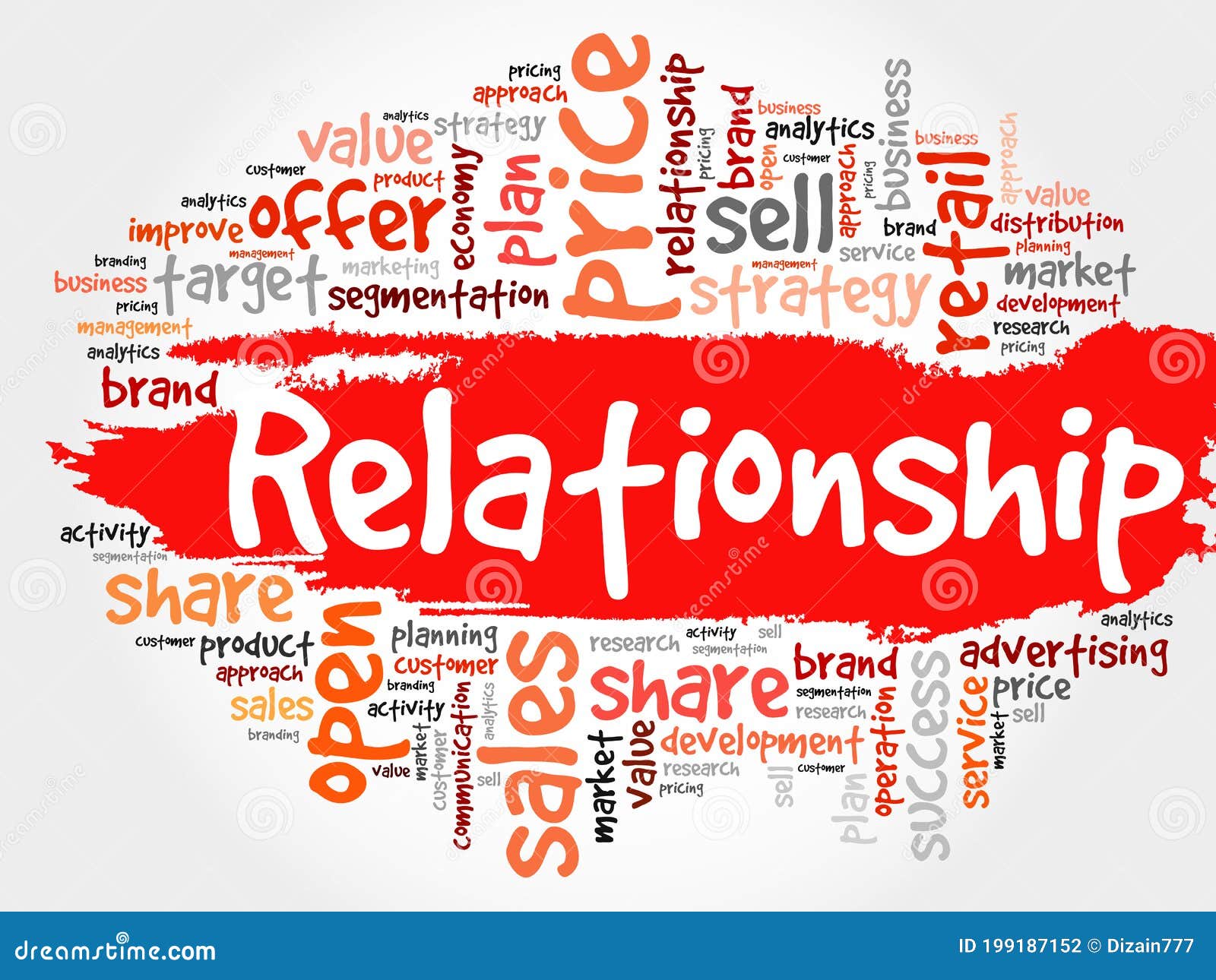 Relationship Word Cloud Collage Stock Illustration - Illustration of ...