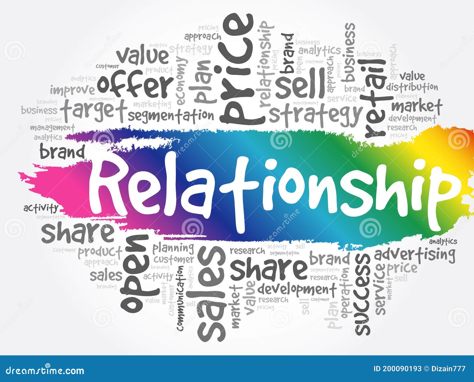 Relationship Word Cloud Collage Stock Illustration - Illustration of ...