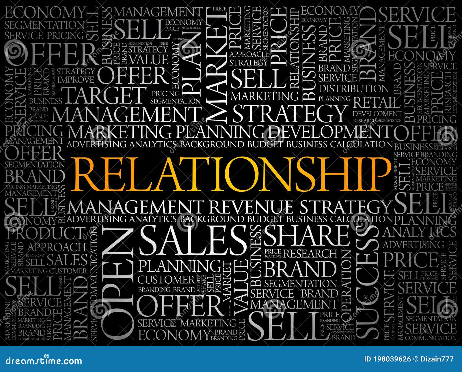 Relationship Word Cloud Collage Stock Illustration - Illustration of ...