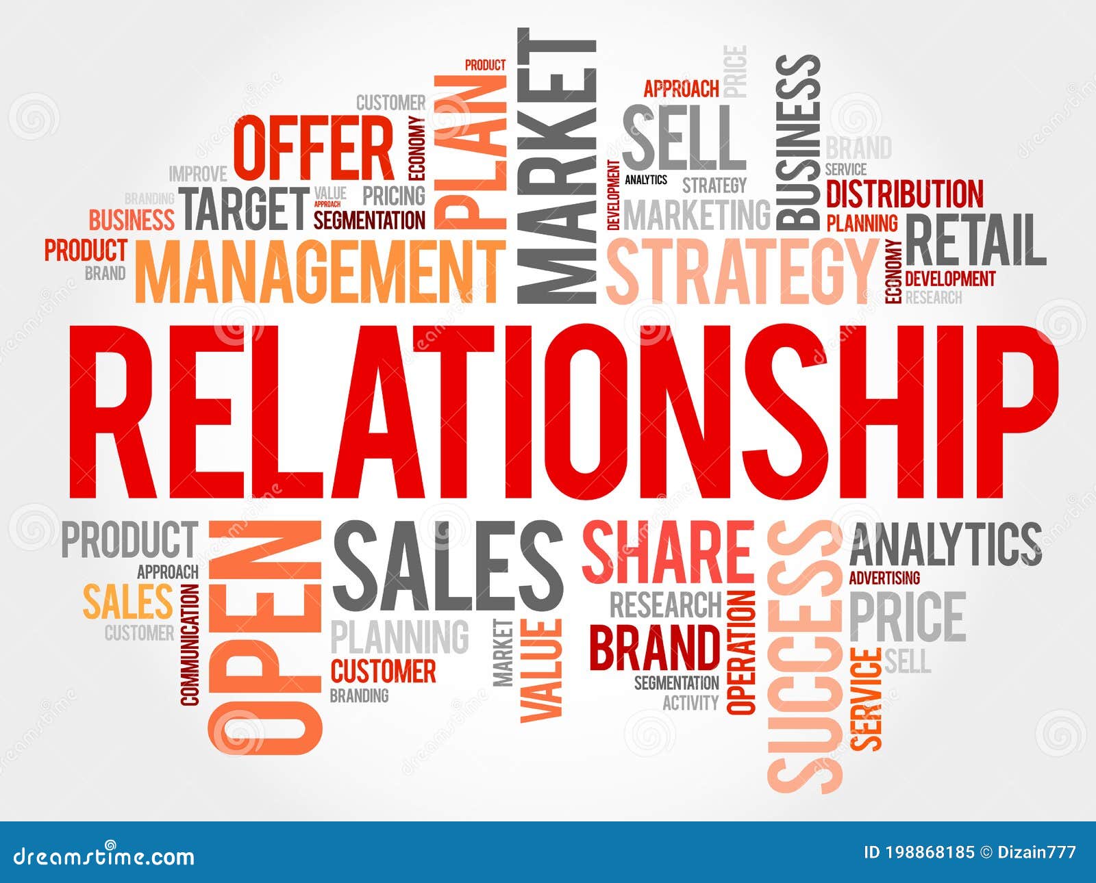 Relationship Word Cloud Collage Stock Illustration - Illustration of ...