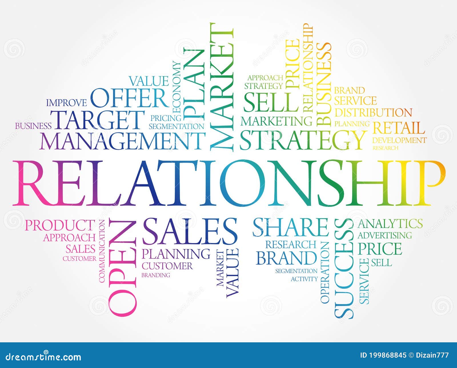 Relationship Word Cloud Collage Stock Illustration - Illustration of ...