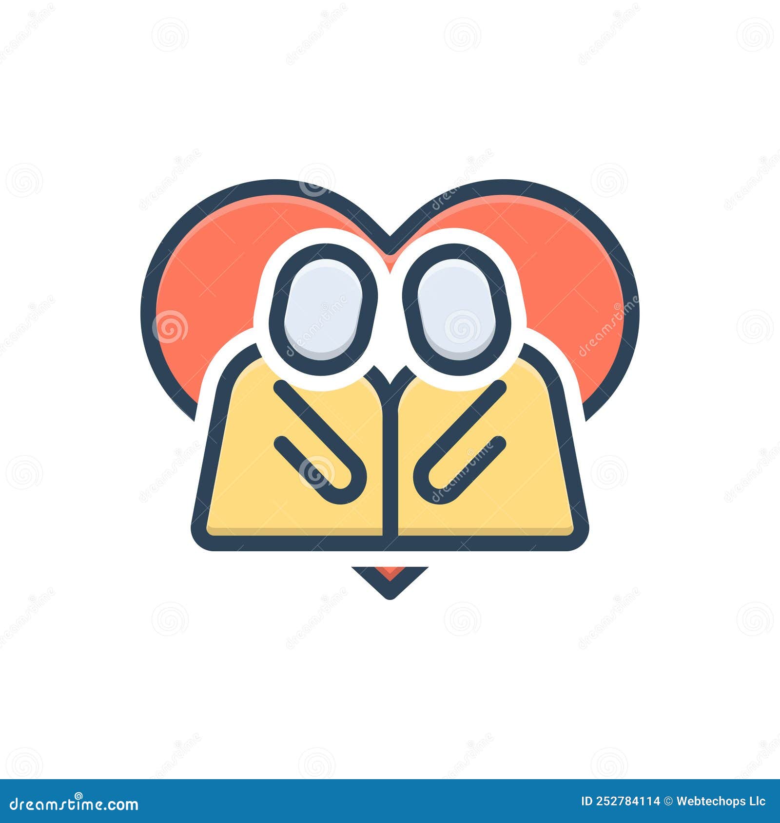 Color Illustration Icon for Relationships, Connection and Relation ...