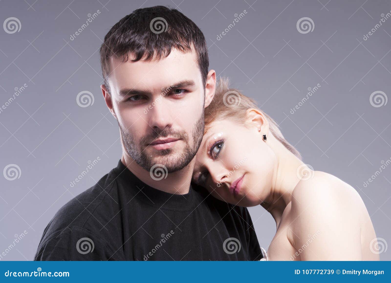 Relationships Ideas And Concepts Playful Caucasian Couple Stock Image