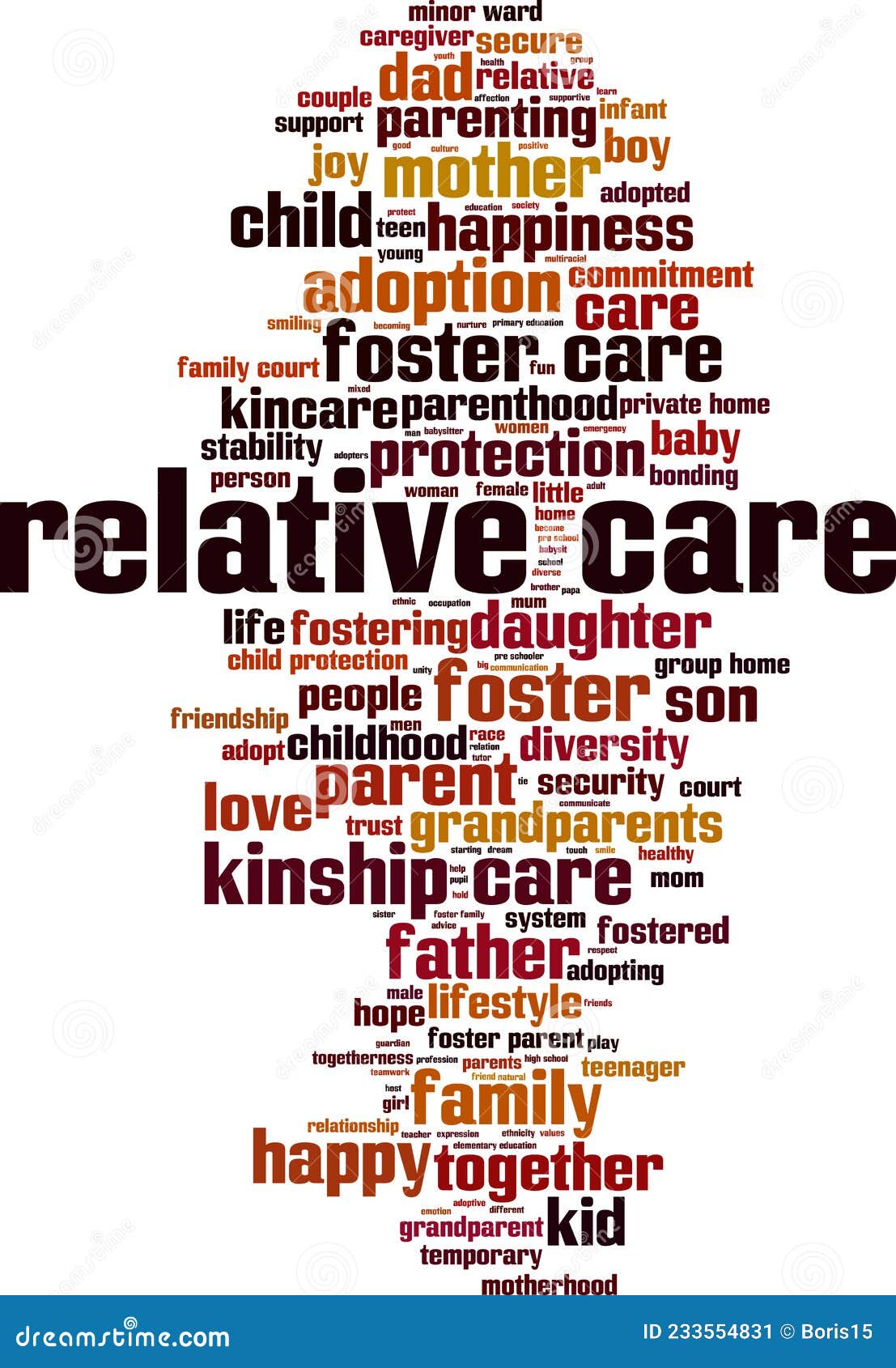 RELATIVE Word. Hand Drawn Lettering. Vector Text. | CartoonDealer.com ...