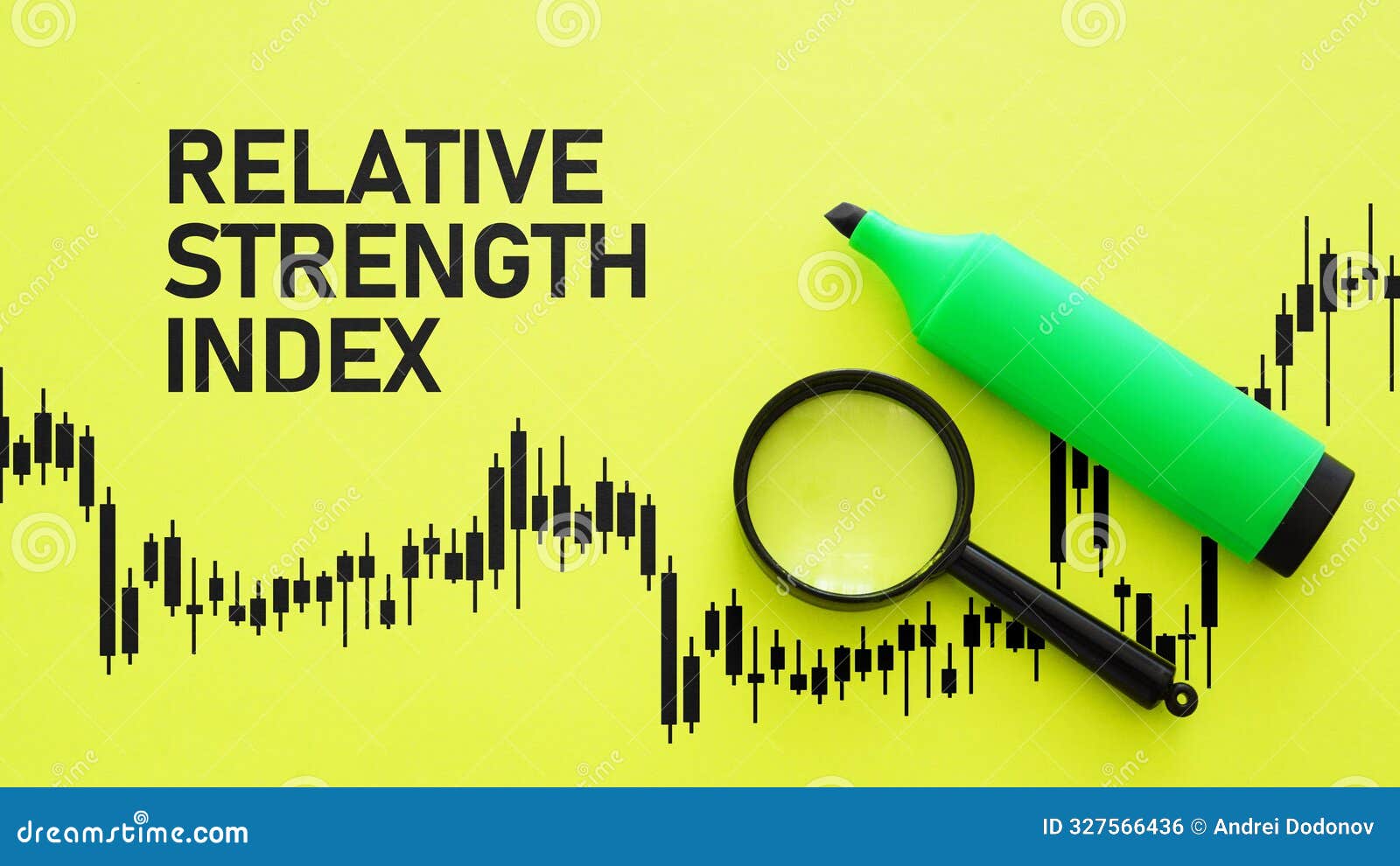 Relative Strength Index RSI is Shown Using the Text Stock Photo - Image ...