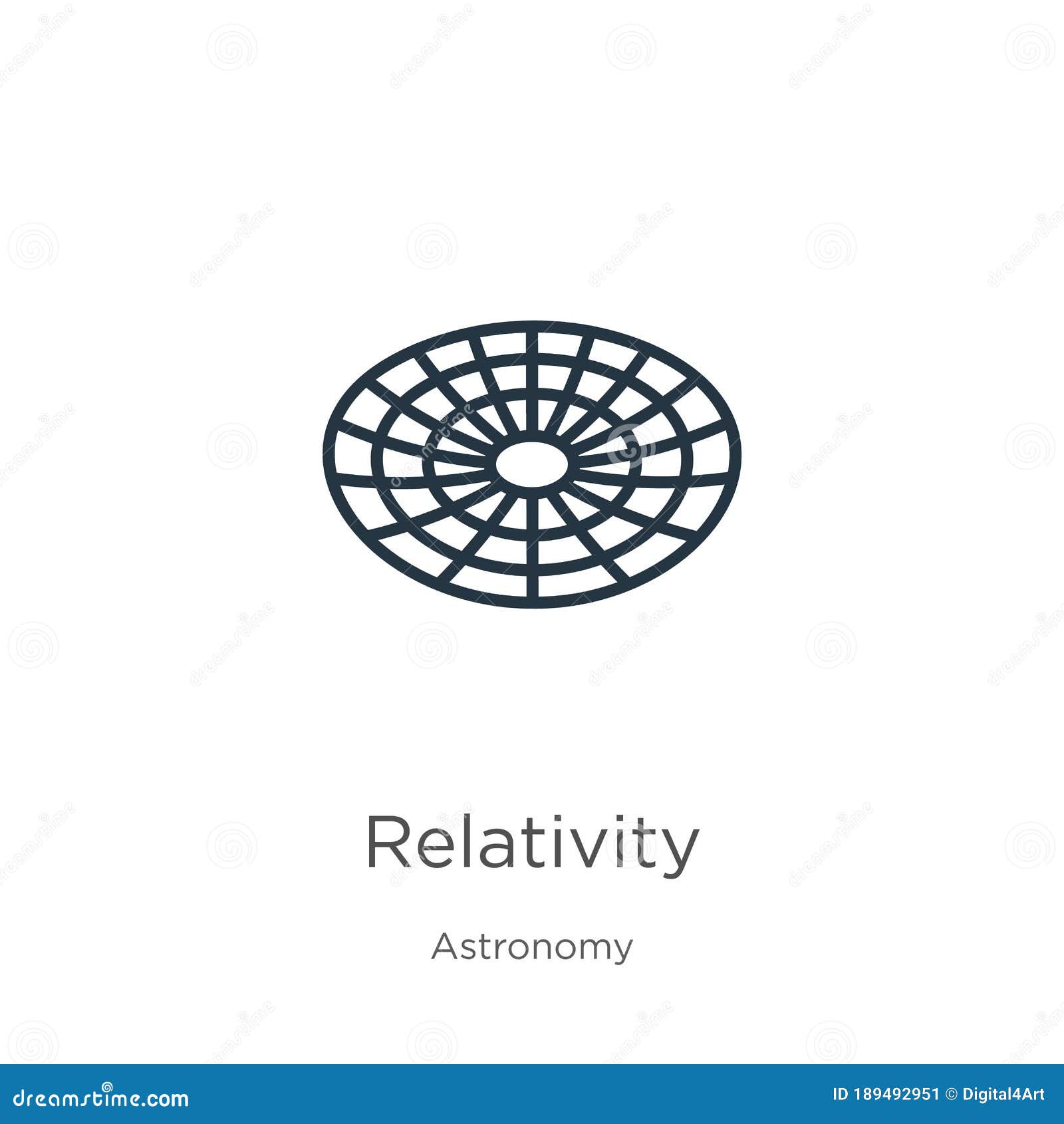 Relativity Icon Vector Isolated On White Background, Relativity Sign ...