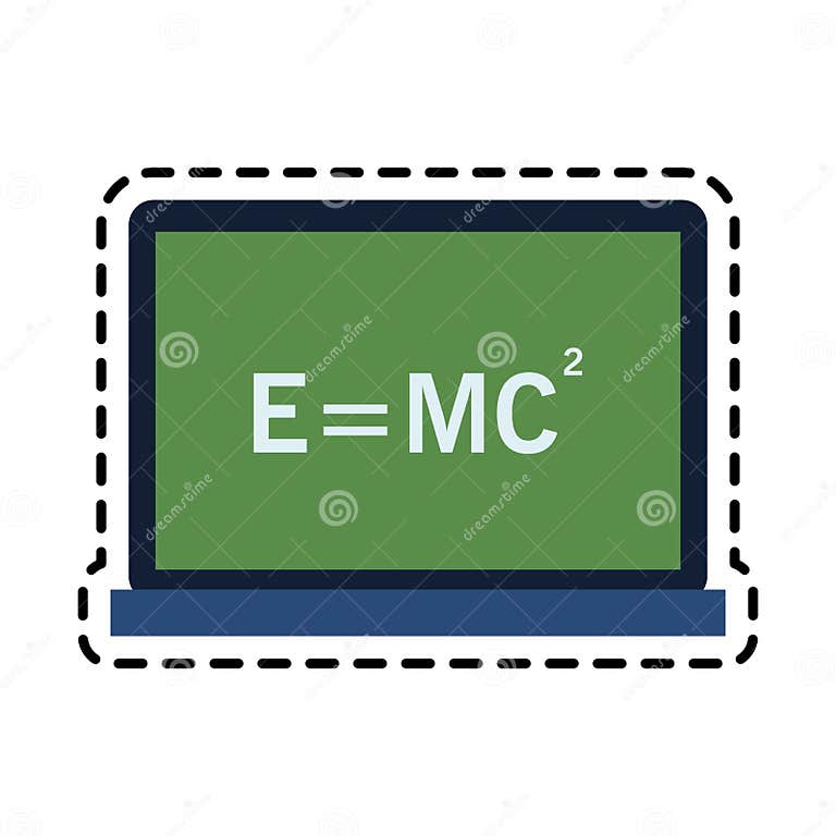 Relativity Theory Equation Math Icon Image Stock Illustration ...