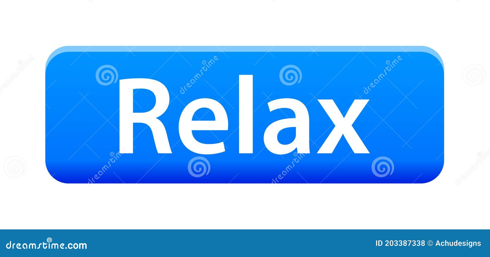 Relax button stock vector. Illustration of alternative - 203387338